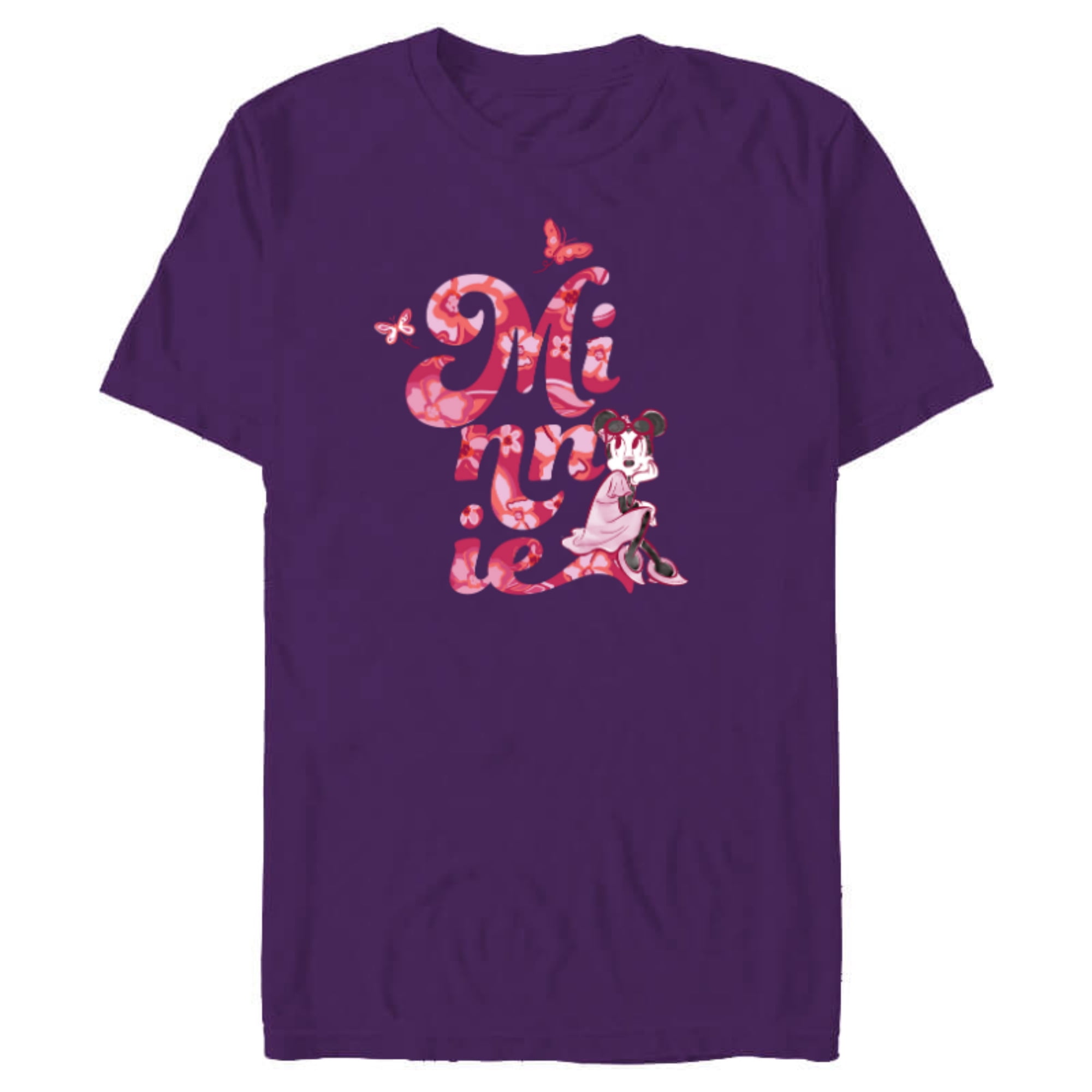 Disney Minnie Mouse Breast Cancer Awareness Month Doodle - Short Sleeve ...