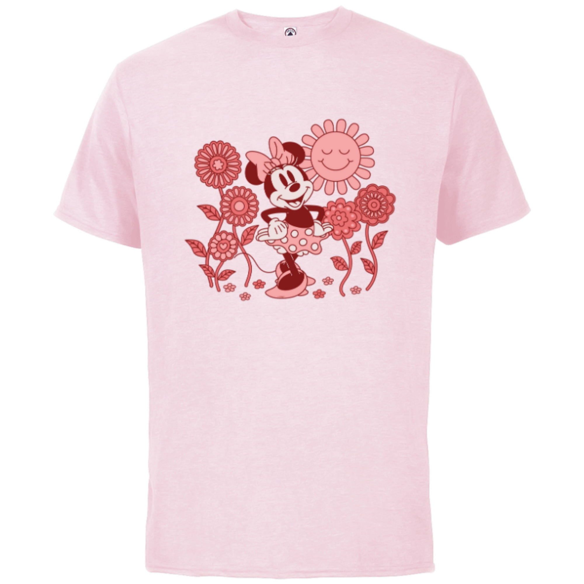 Disney Minnie Mouse Breast Cancer Awareness Month - Short Sleeve Cotton ...