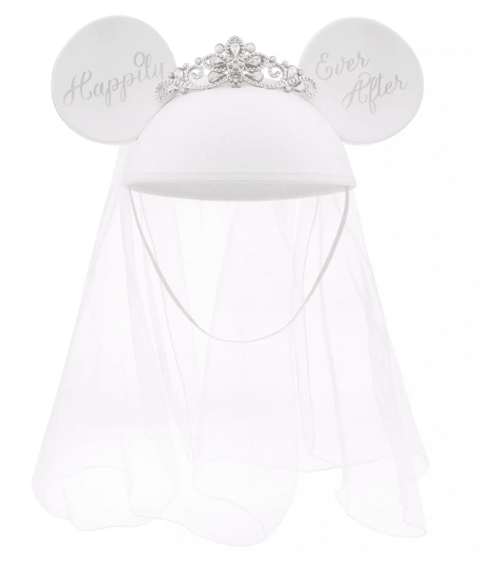 Disney Minnie Mouse Bride Ear Hat New With Tag - Walmart.com