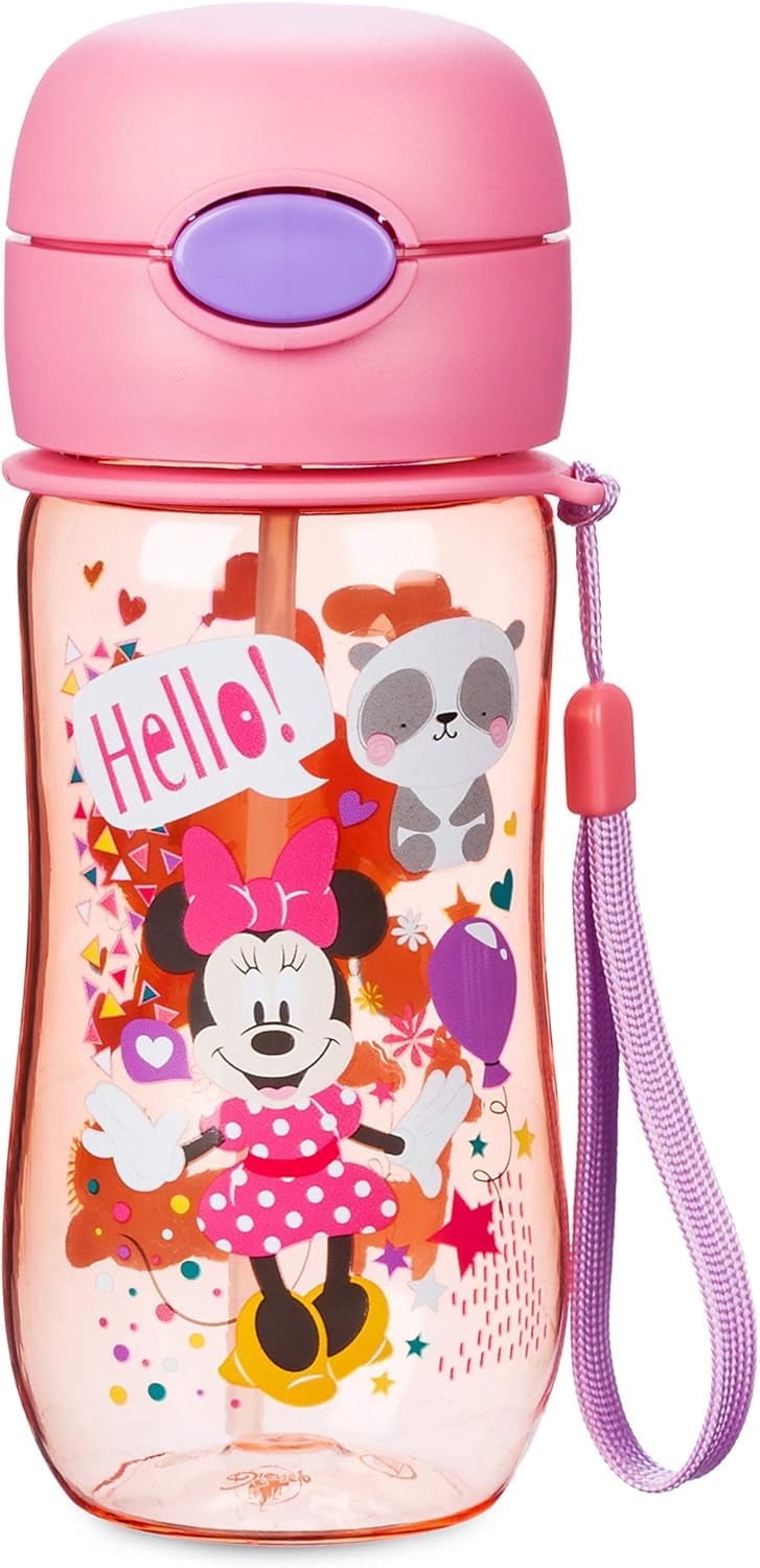 Disney Minnie Mouse 11 Oz Pink Water Bottle - Walmart.com