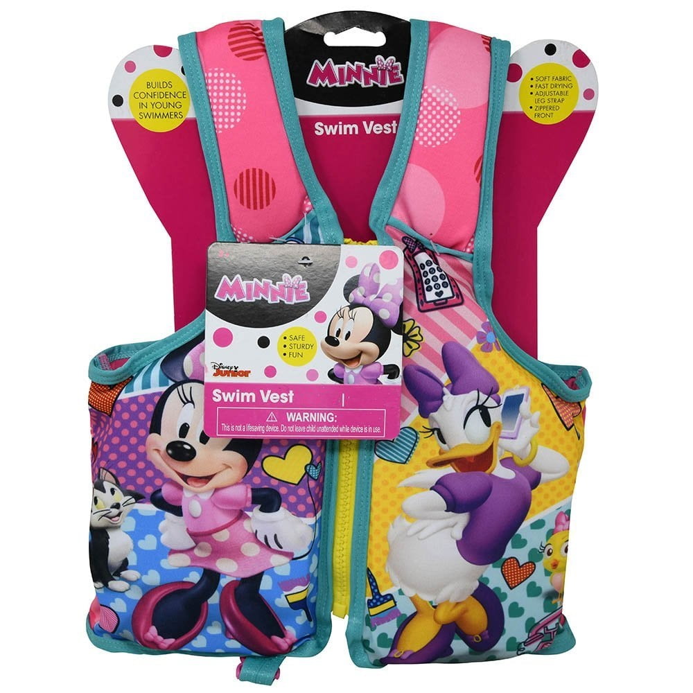 Disney Minnie Mouse Child's 33-45 Lbs. Life Swim Vest (Small/Medium ...