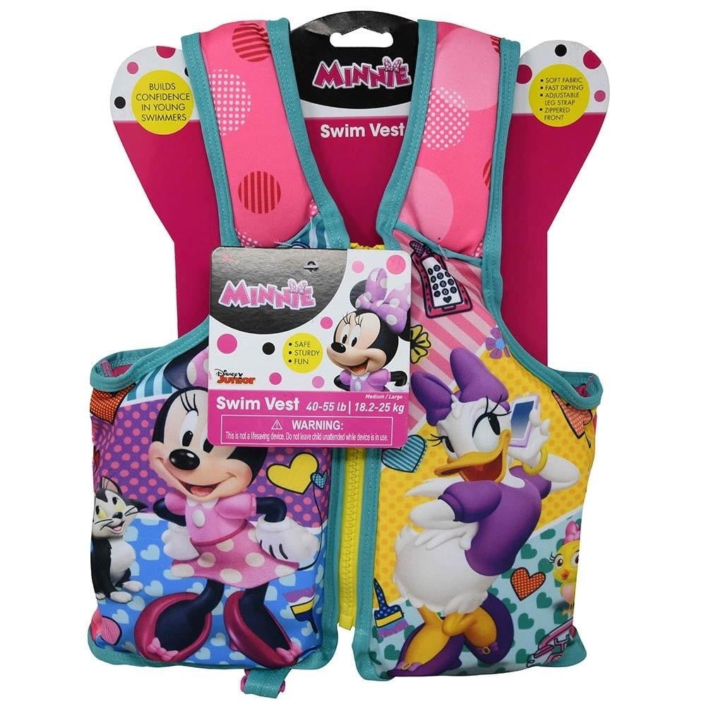 Disney Minnie Mouse Child's 40-55 Lbs. Life Swim Vest (Medium/Large ...