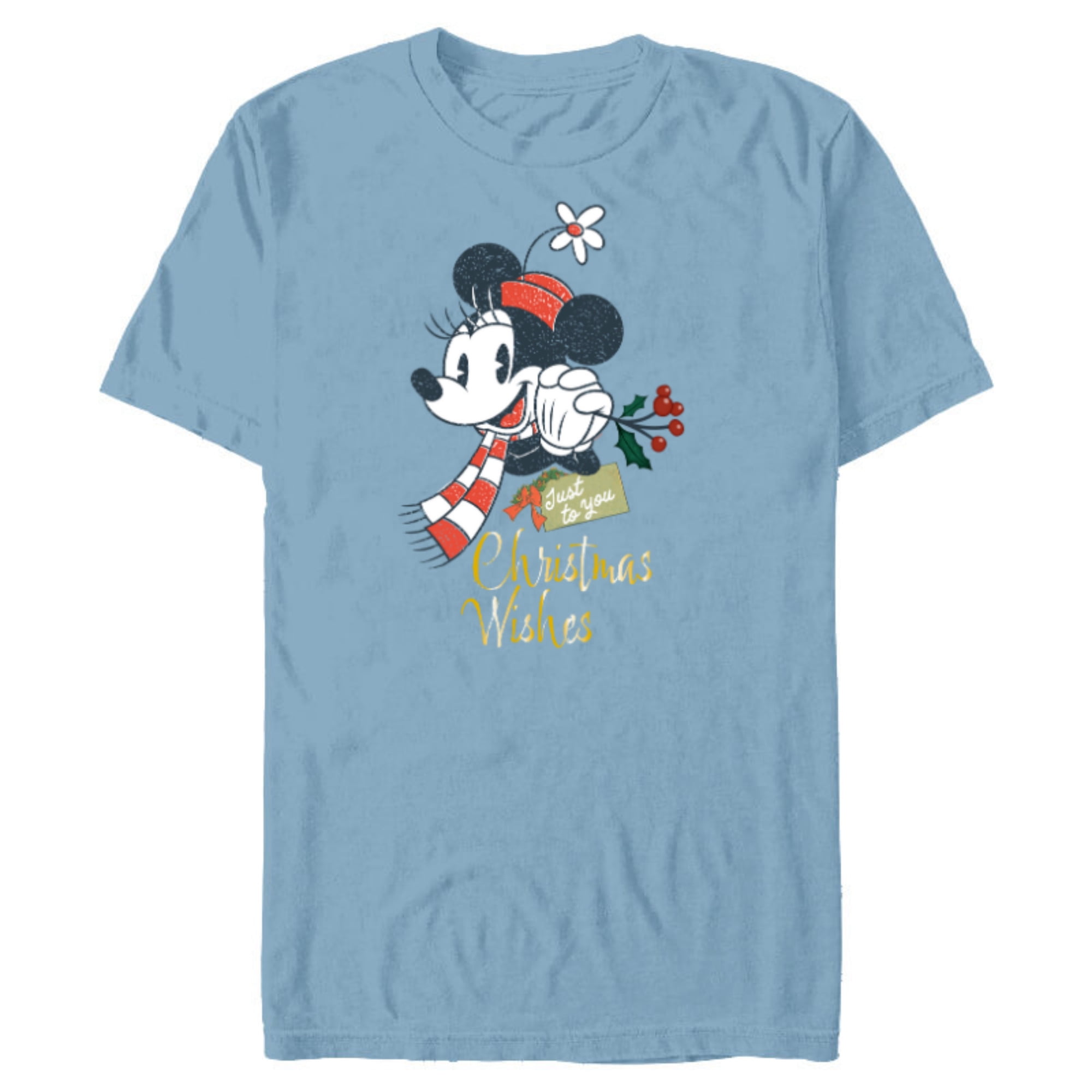 Disney Minnie Mouse Christmas Wishes Just to You Distressed - Short ...