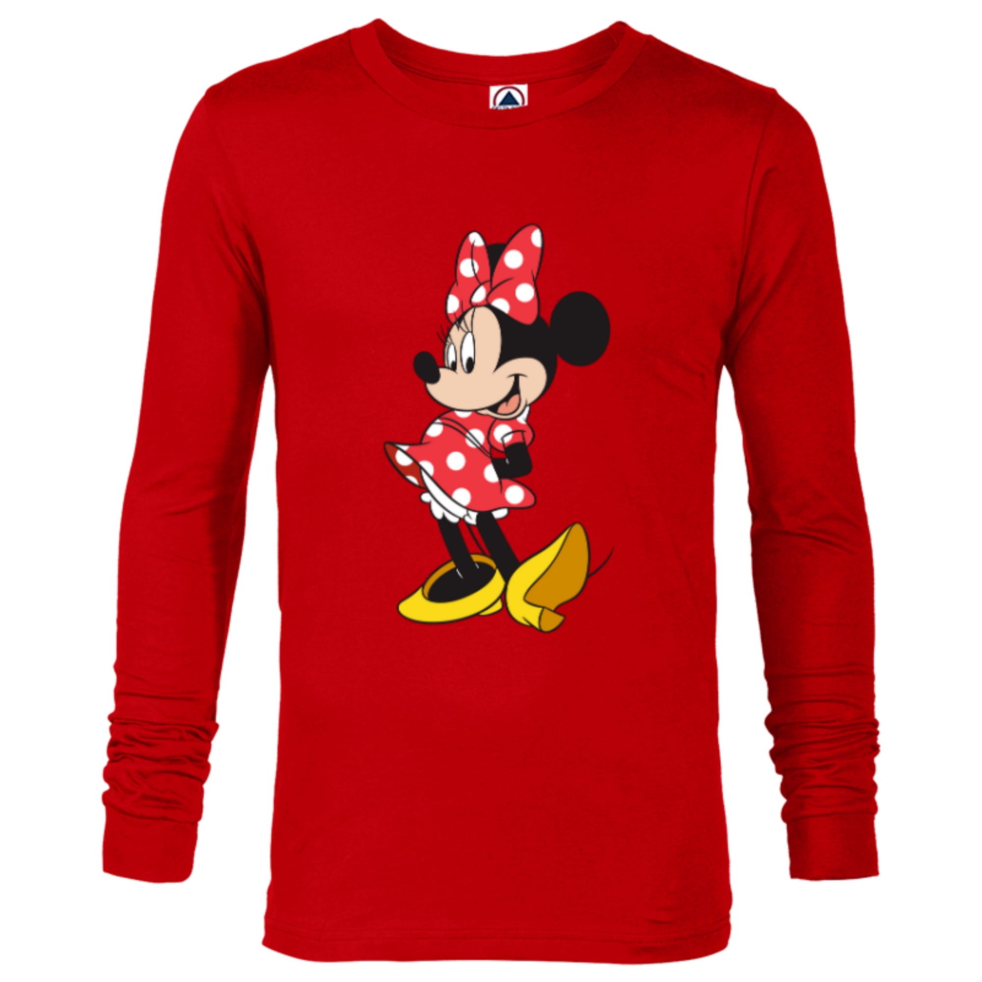 Disney Minnie Mouse Classic Polka Dot Pose - Long Sleeve T-Shirt for ...