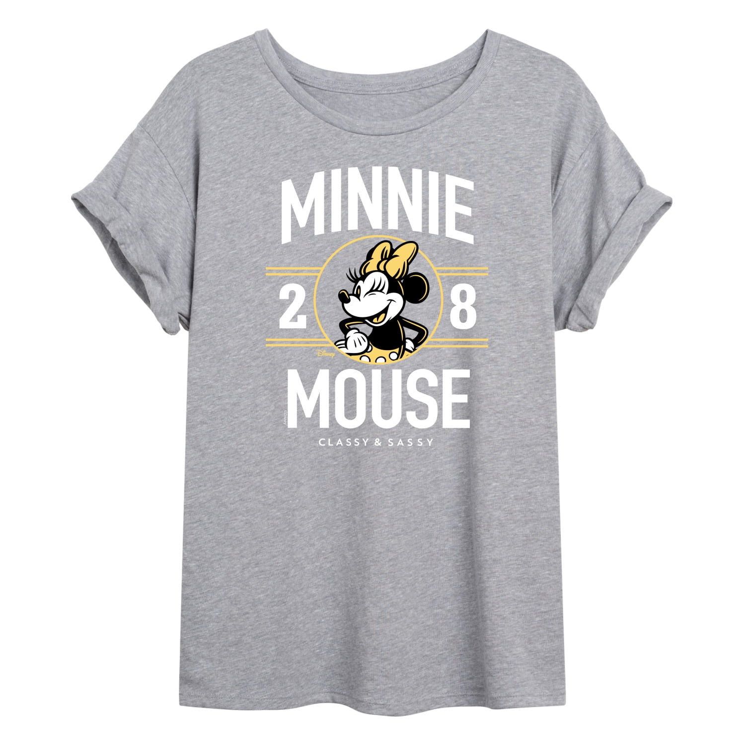 Disney - Minnie Mouse - Classy & Sassy Since '28 - Women's Oversized T ...
