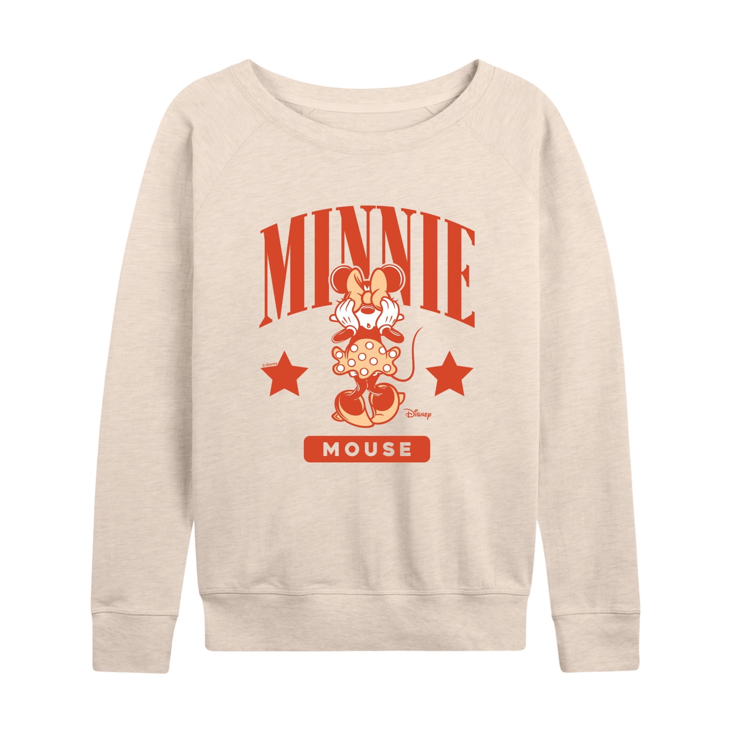 Disney - Minnie Mouse Collegiate - Women's Lightweight French Terry ...