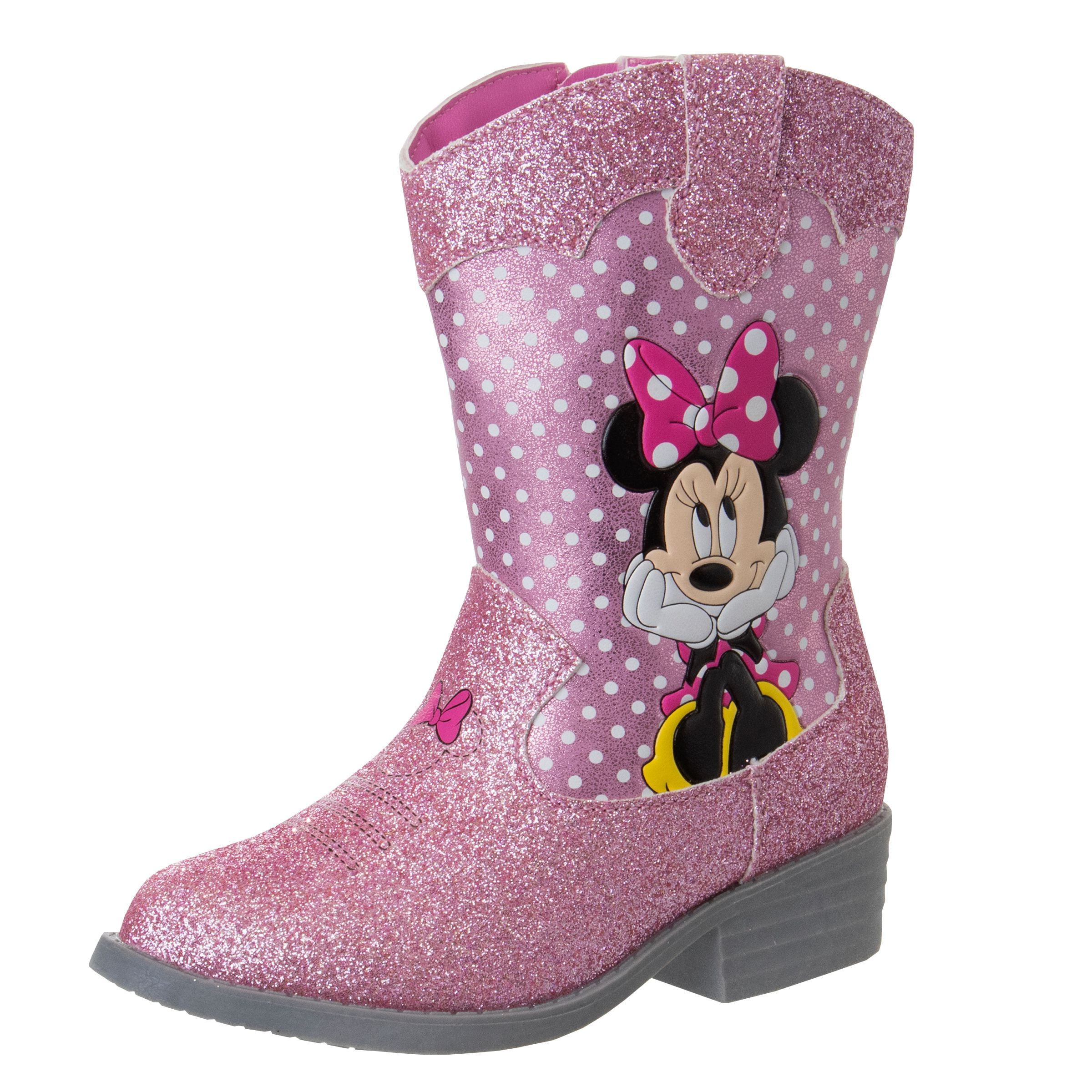Disney Minnie Mouse Cowgirl Western Boots (Toddler-Little kid ...