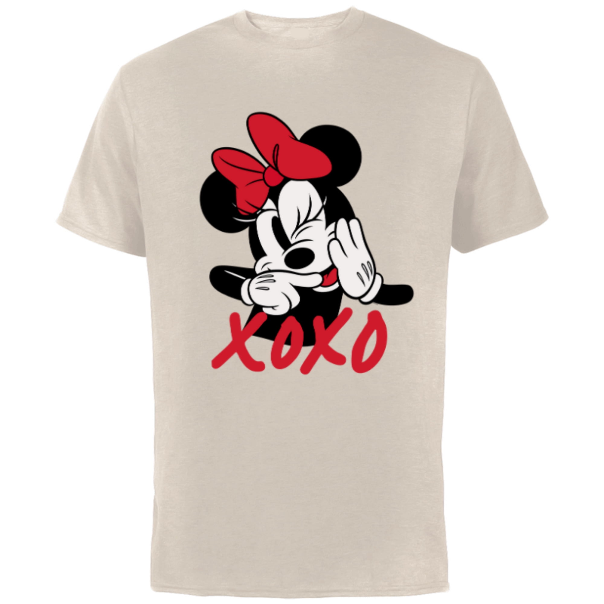 Disney Minnie Mouse Cute Happy Wink XOXO Hugs and Kisses - Short Sleeve ...