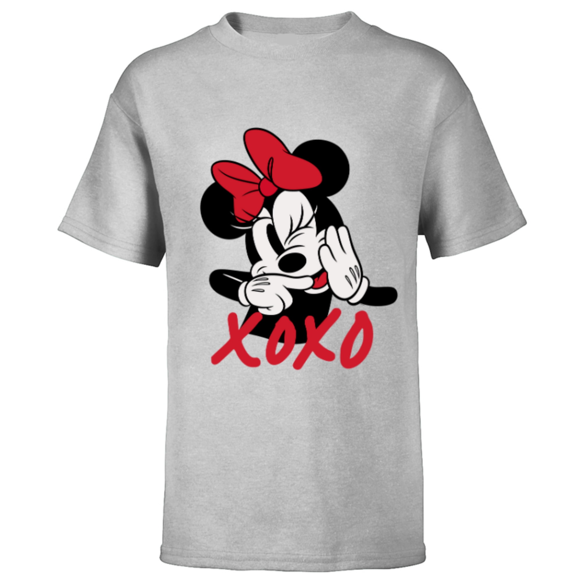 Disney Minnie Mouse Cute Happy Wink XOXO Hugs and Kisses - Short Sleeve ...