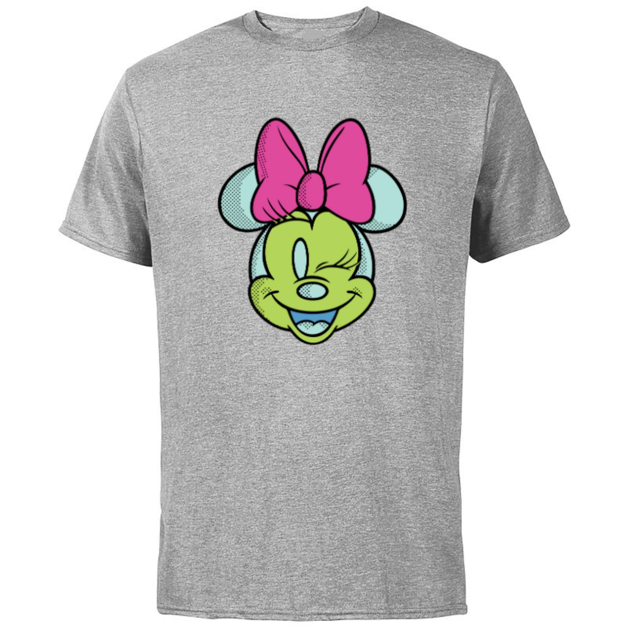 Disney Minnie Mouse Cute Winking Face Retro Pop Art - Short Sleeve ...