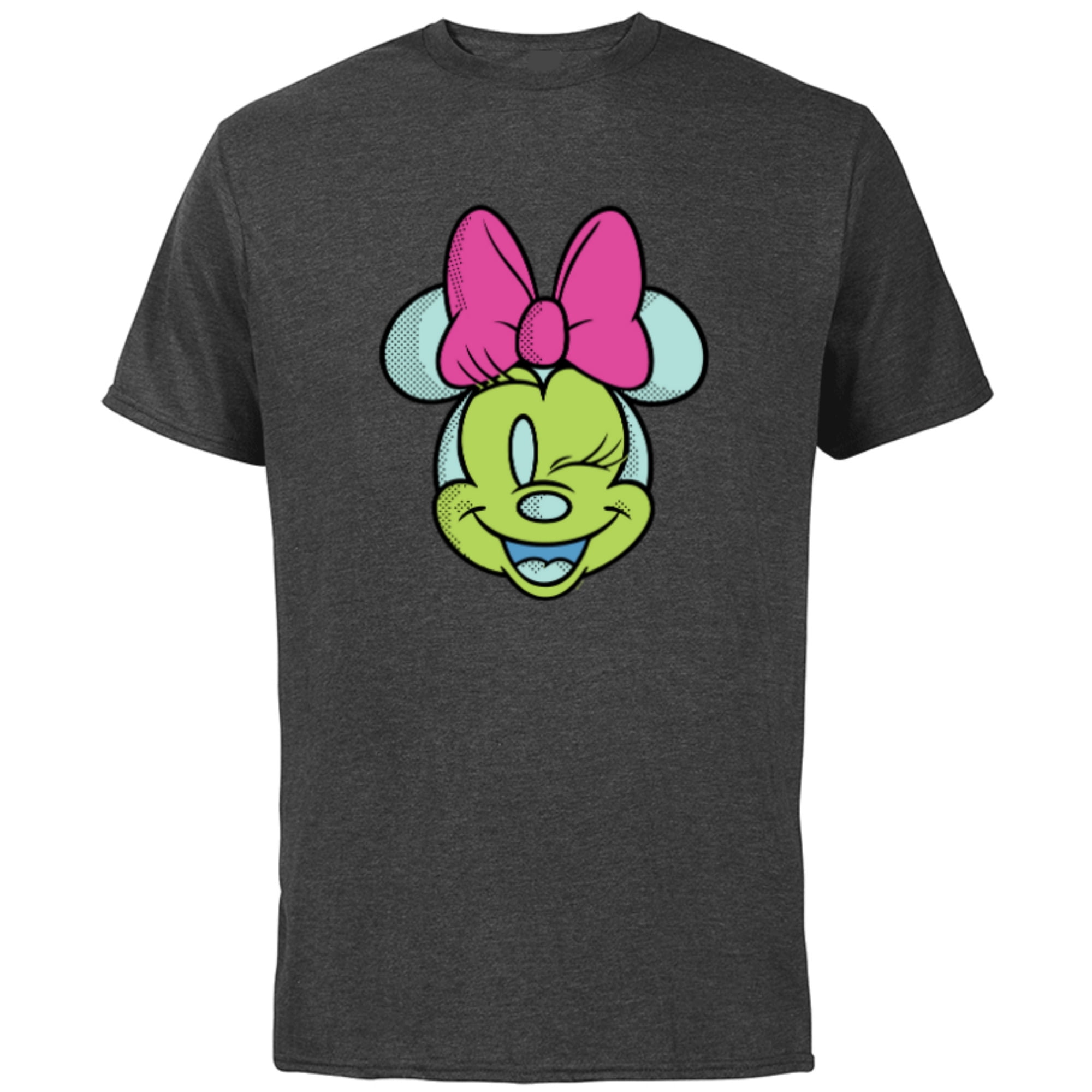 Disney Minnie Mouse Cute Winking Face Retro Pop Art - Short Sleeve ...