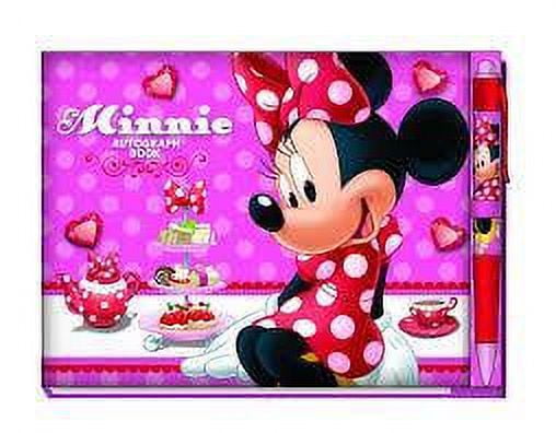 Disney 85972 Minnie Mouse Deluxe Autograph Book with Pen - Walmart.com