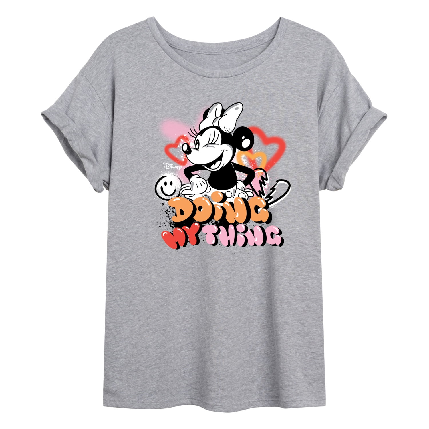 Disney - Minnie Mouse - Doing My Thing - Women's Oversized T-Shirt ...