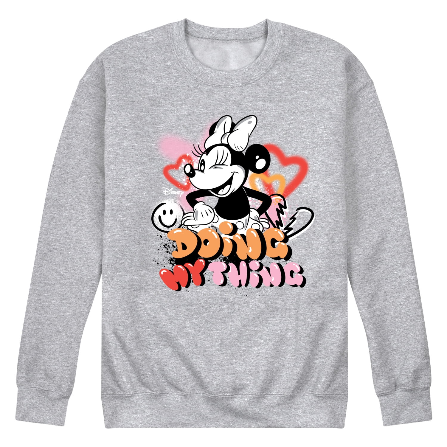 Disney - Minnie Mouse - Doing My Thing - Men's Crew Neck Fleece ...