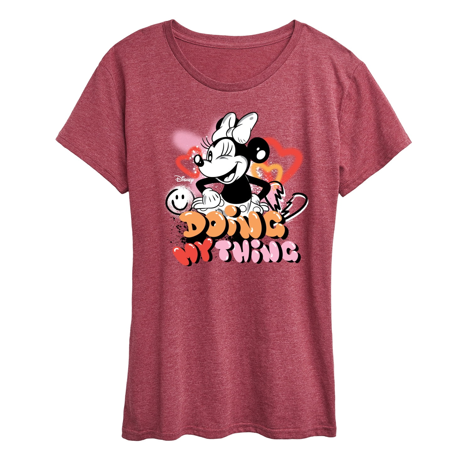Disney - Minnie Mouse - Doing My Thing - Women's Short Sleeve Graphic T ...