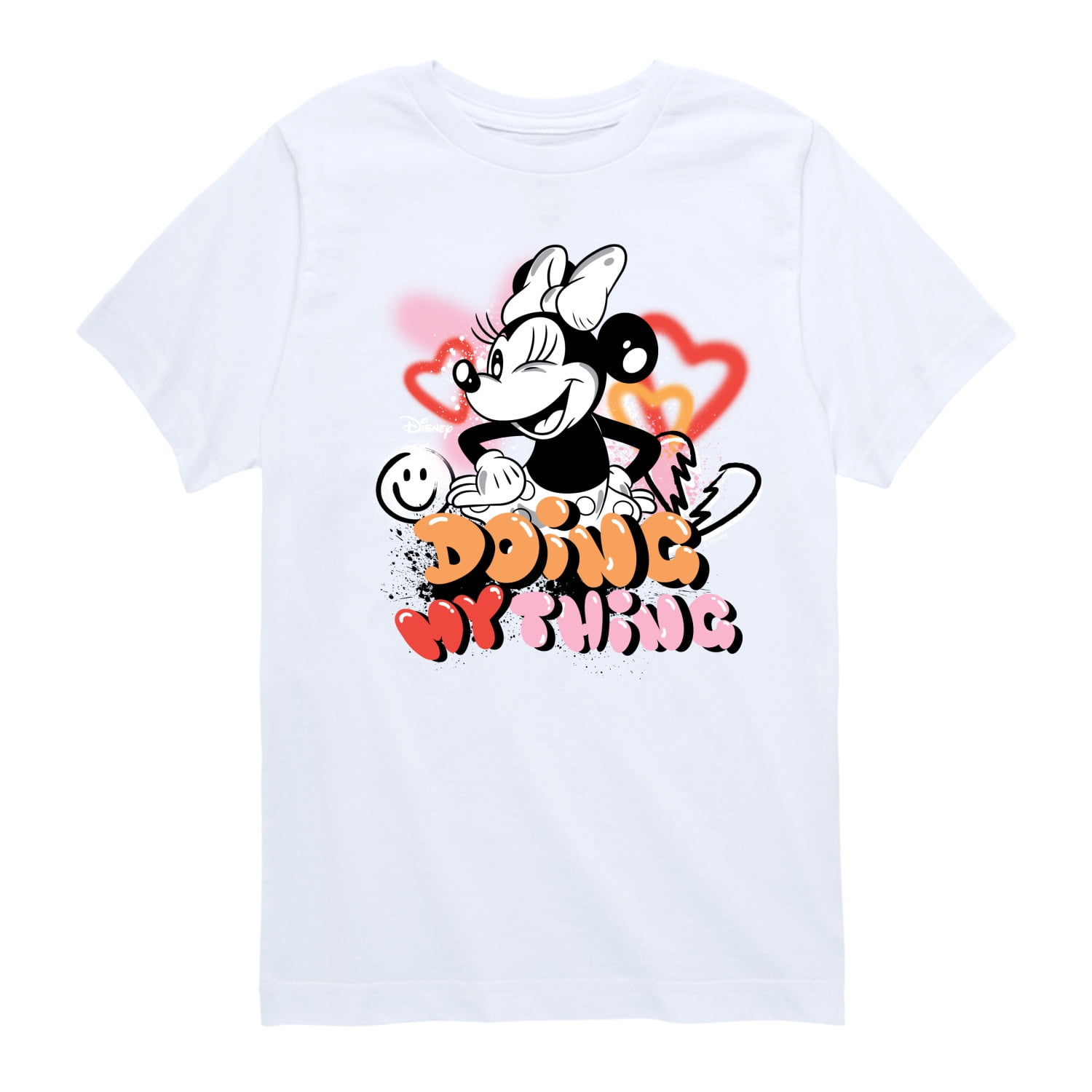 Disney - Minnie Mouse Doing My Thing - Youth Short Sleeve Graphic T ...