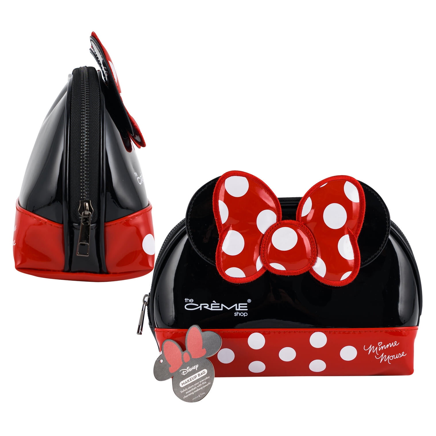 Disney Minnie Mouse Dome Travel Make Up Pouch/Bag- RED - Walmart.com