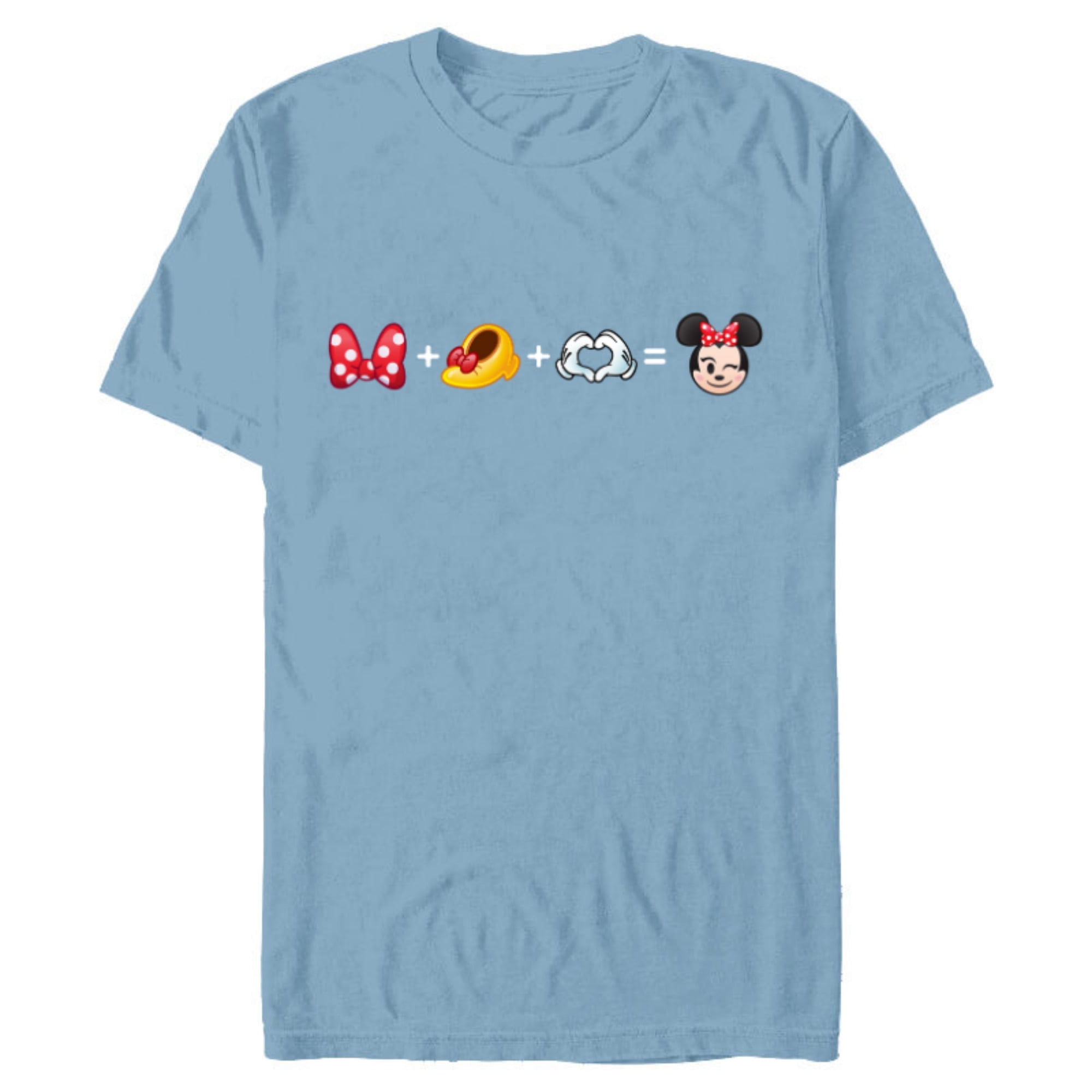 Disney Minnie Mouse Emoji Code Formula - Short Sleeve Blended T-Shirt ...