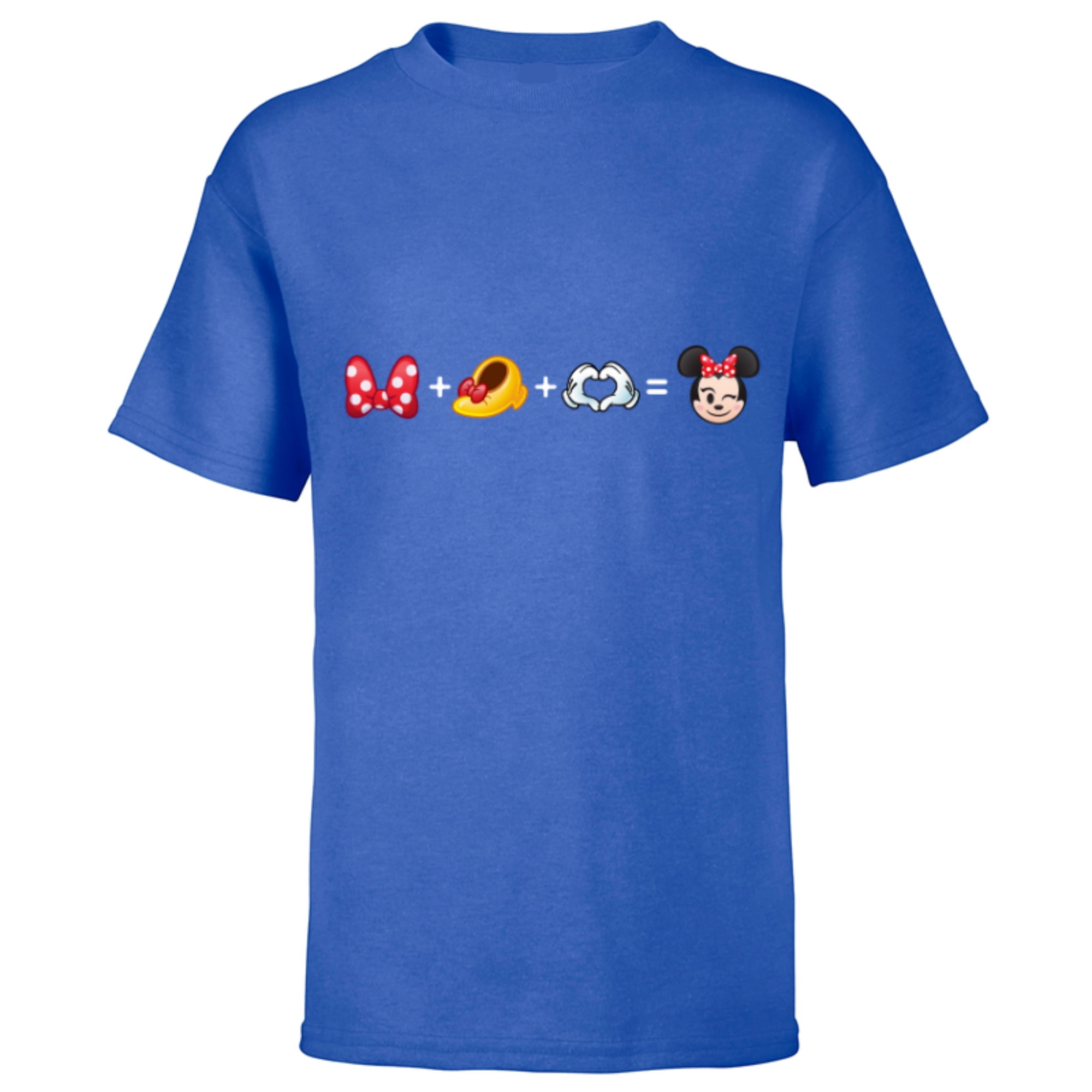 Disney Minnie Mouse Emoji Code Formula - Short Sleeve T-Shirt for Kids ...