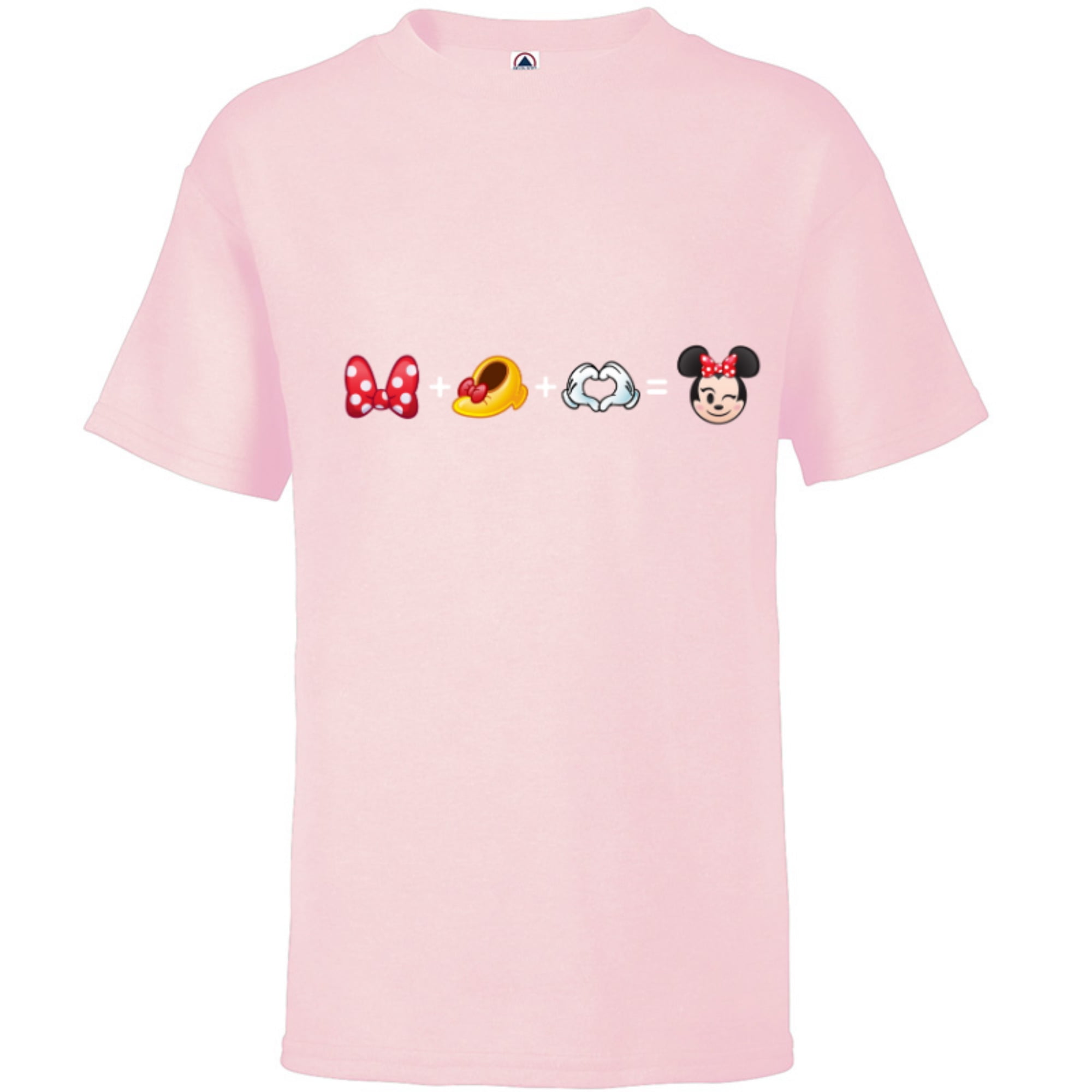 Disney Minnie Mouse Emoji Code Formula - Short Sleeve T-Shirt for Kids ...