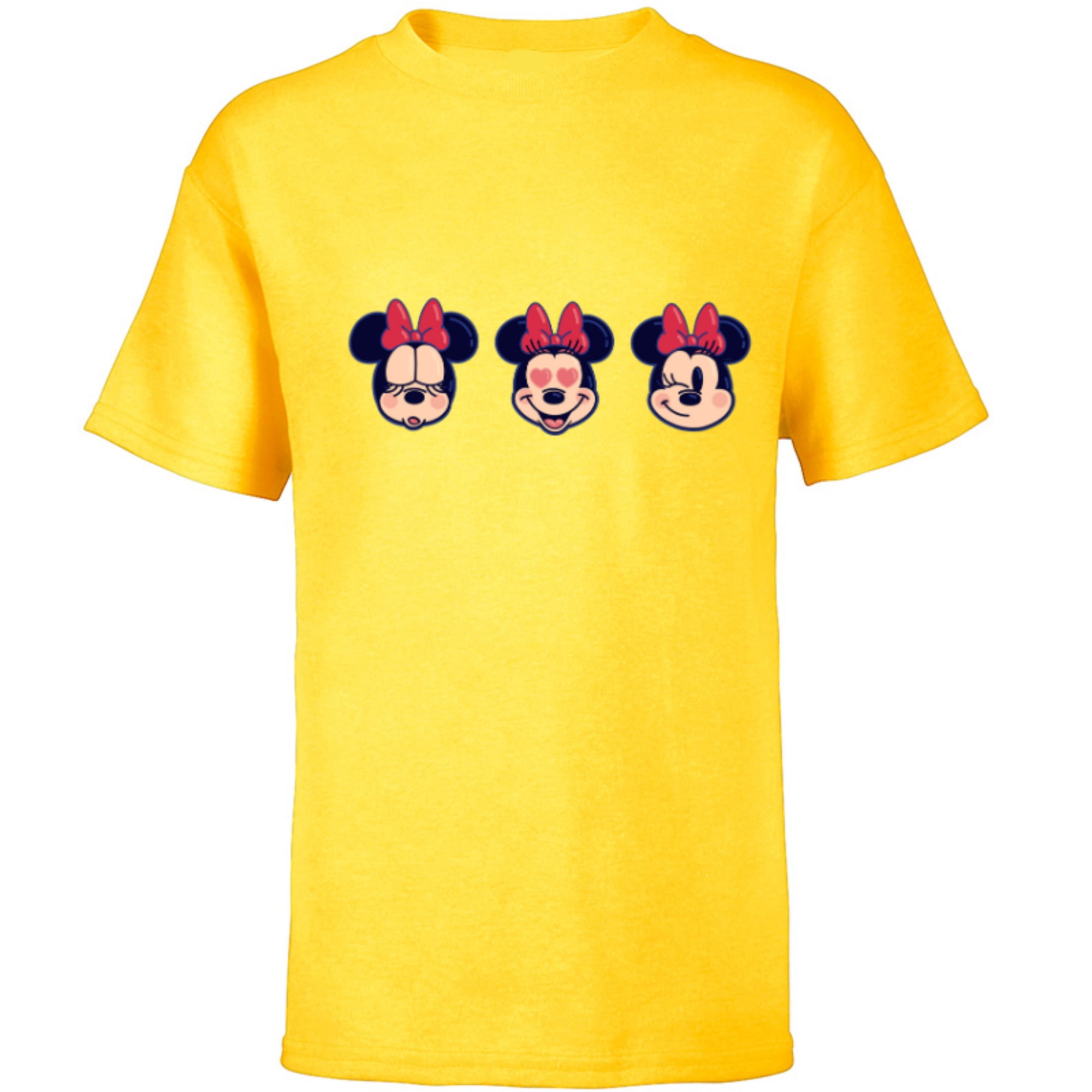 Disney Minnie Mouse Emoticon Expressions - Short Sleeve T-Shirt for ...