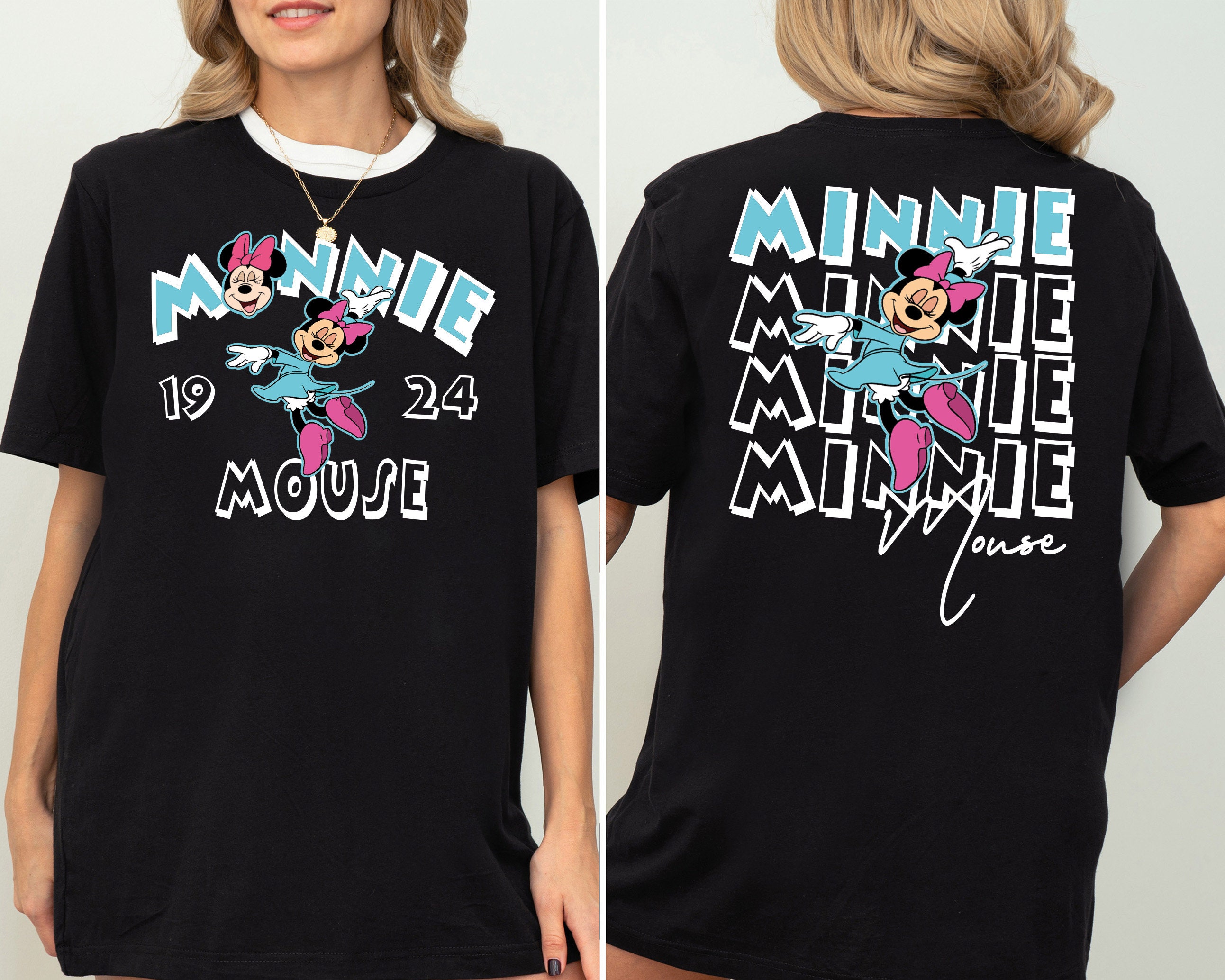 Disney Minnie Mouse Est 1924 Shirt, Disney Girls Trip 2024 Shirt ...
