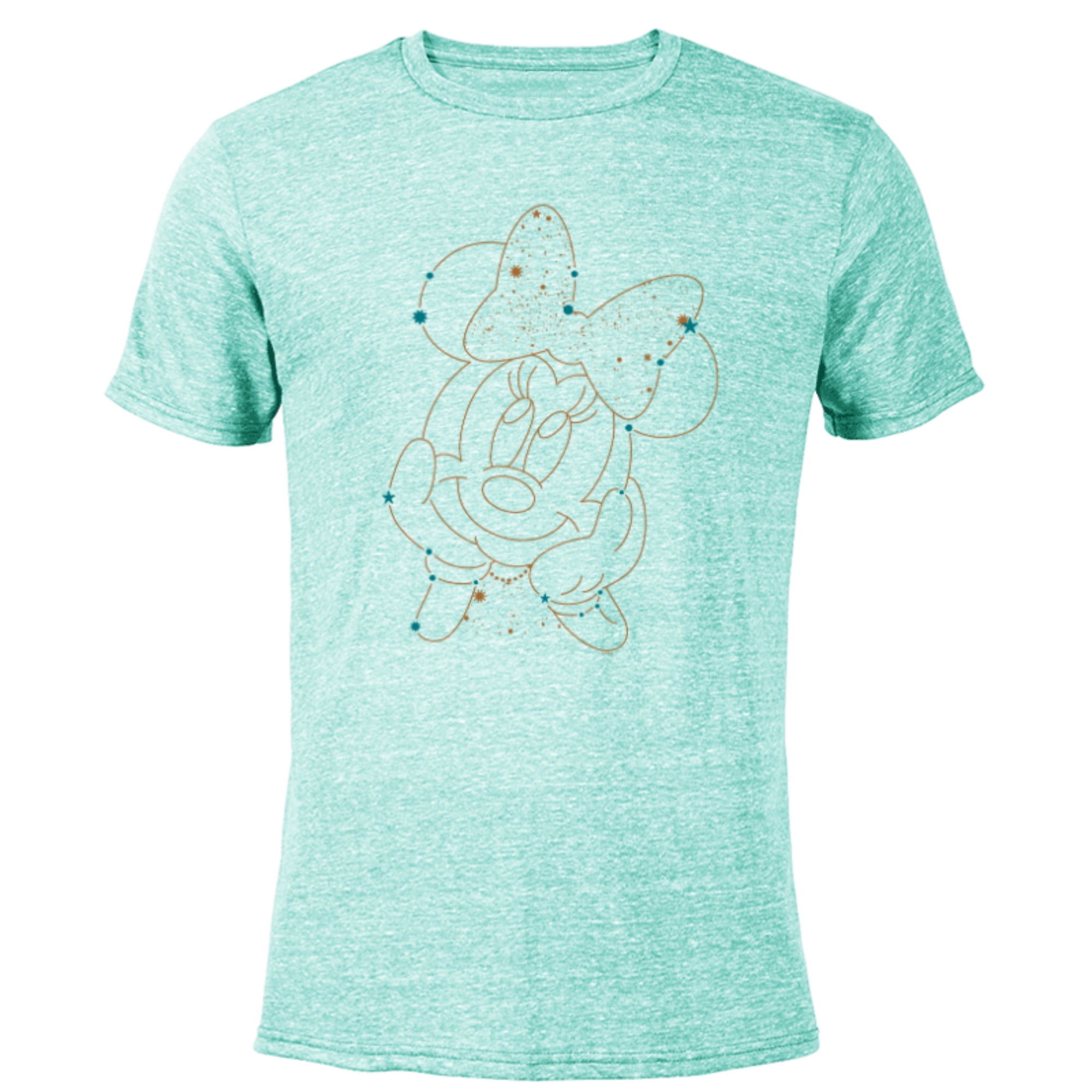 Disney Minnie Mouse Face Constellation - Short Sleeve Blended T-Shirt ...