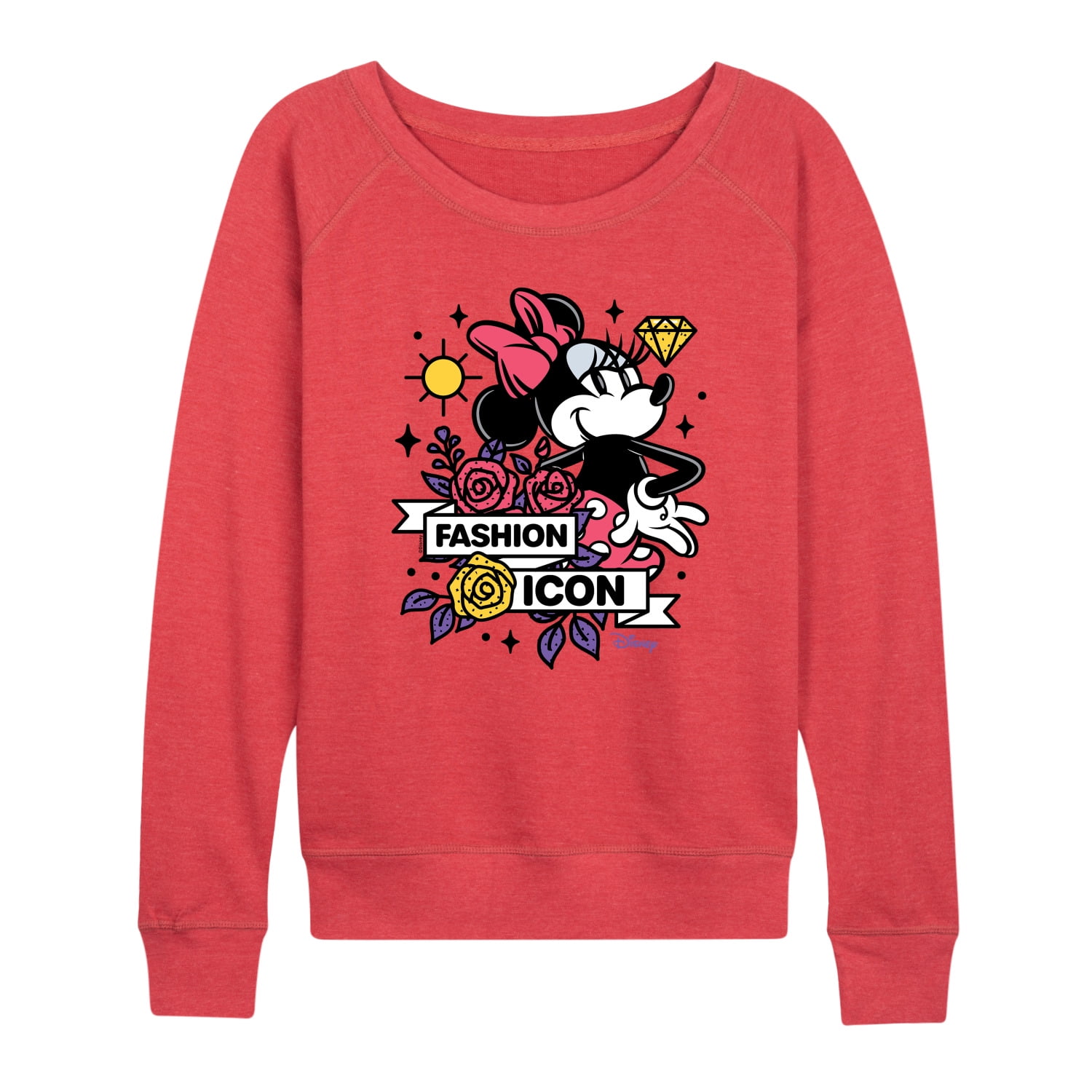 Disney - Minnie Mouse - Fashion Icon - Women's Lightweight French Terry ...