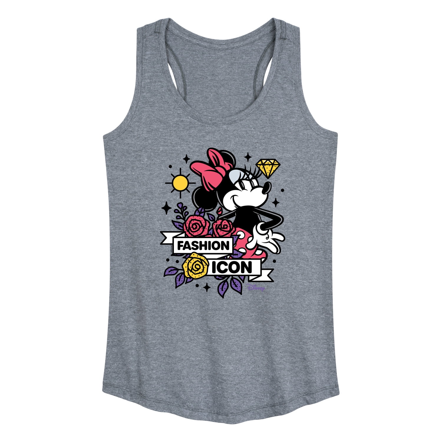 Disney - Minnie Mouse - Fashion Icon - Women's Racerback Tank Top ...