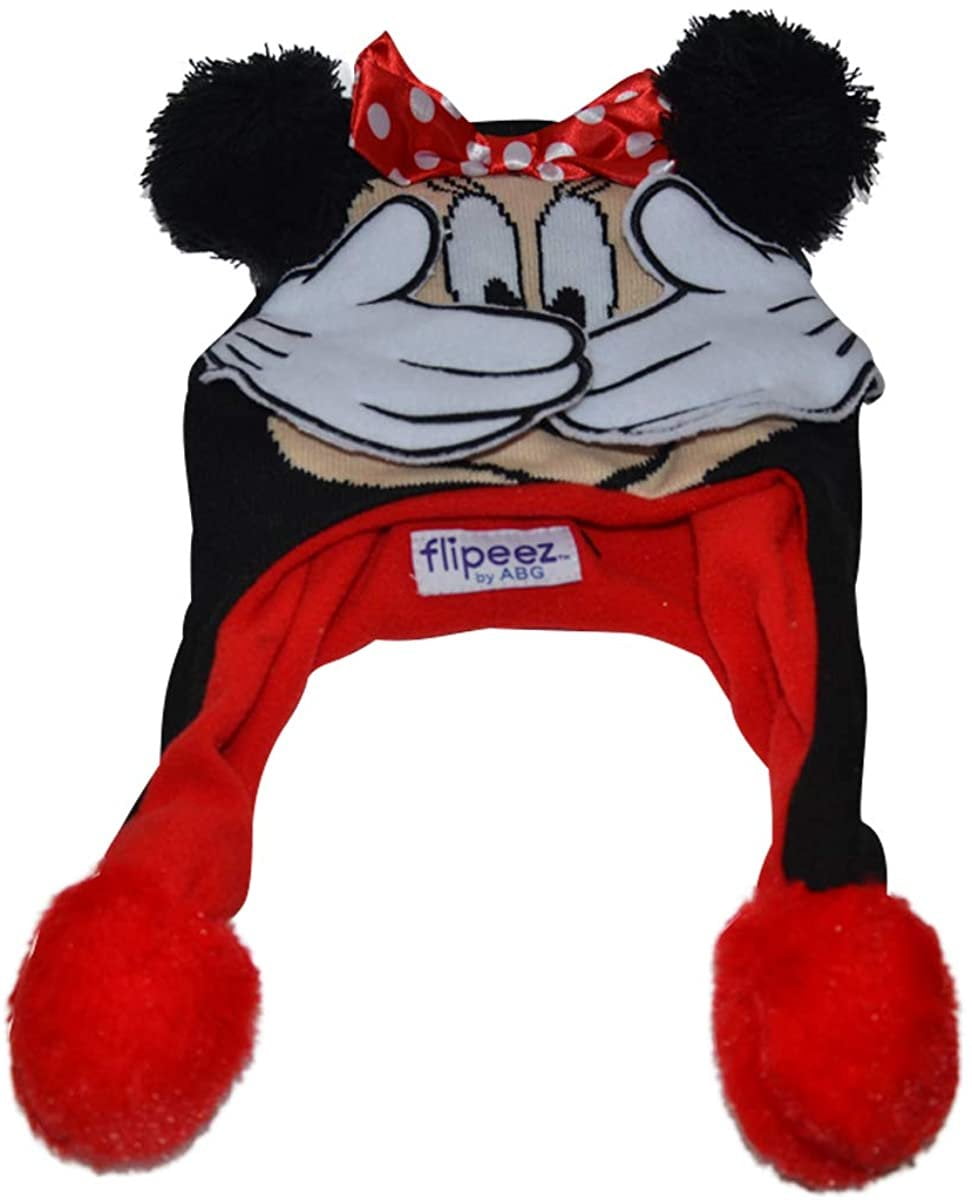 Disney Minnie Mouse Flipeez Squeeze and Flap Winter Hat for Girls ...