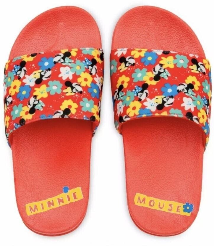 Disney Minnie Mouse Floral Slides - Walmart.com