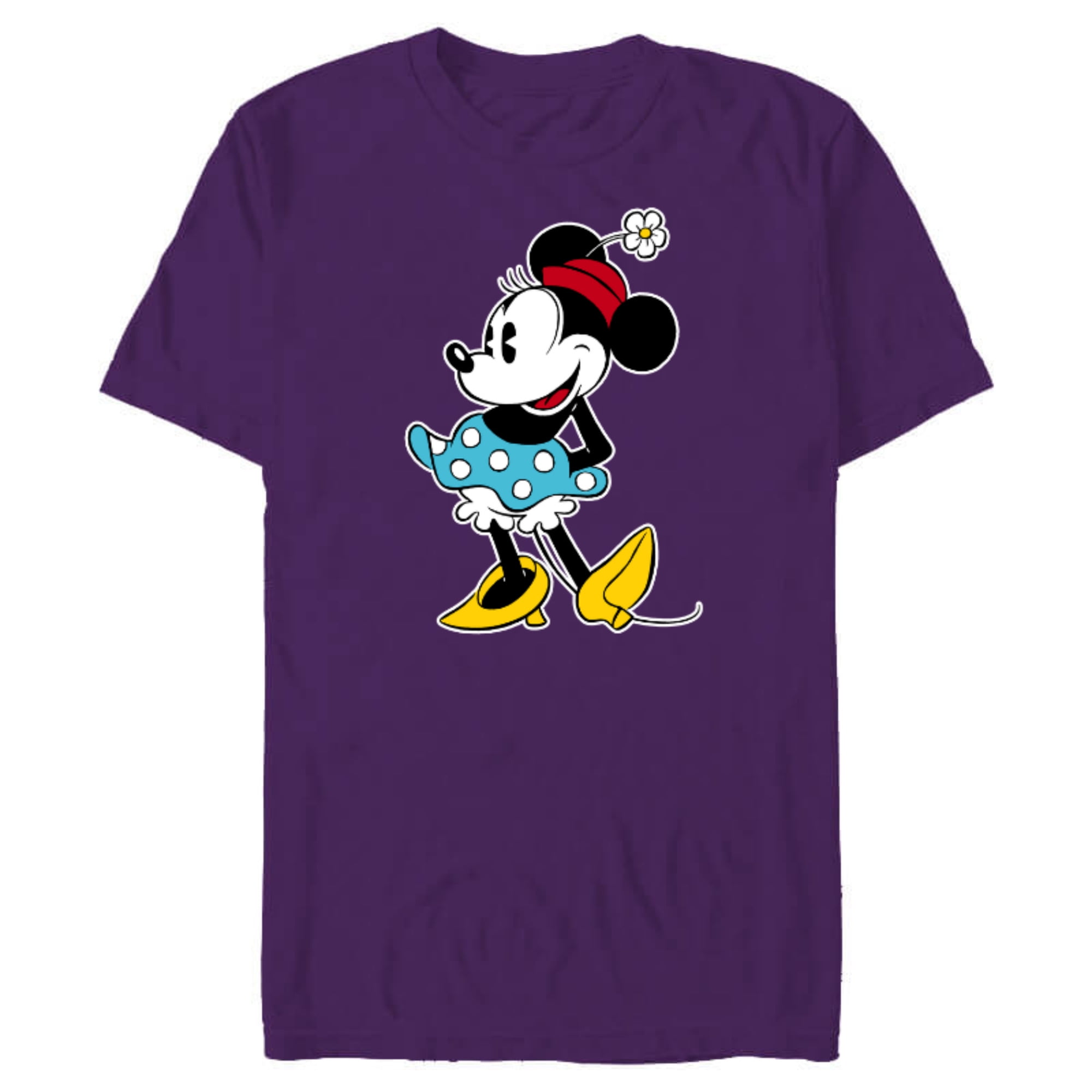 Disney Minnie Mouse Flower Hat - Short Sleeve Blended T-Shirt for ...