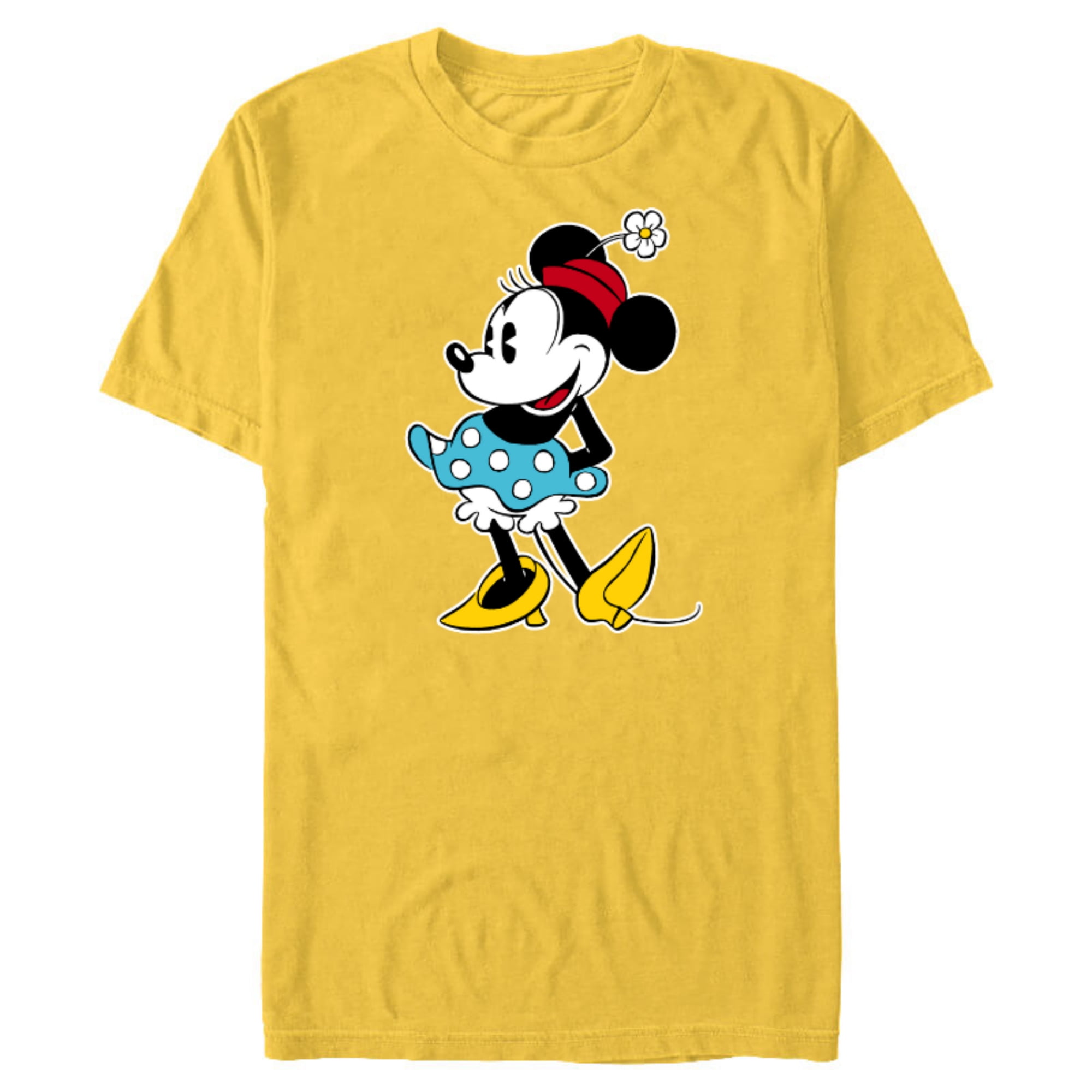 Disney Minnie Mouse Flower Hat - Short Sleeve Blended T-Shirt for ...