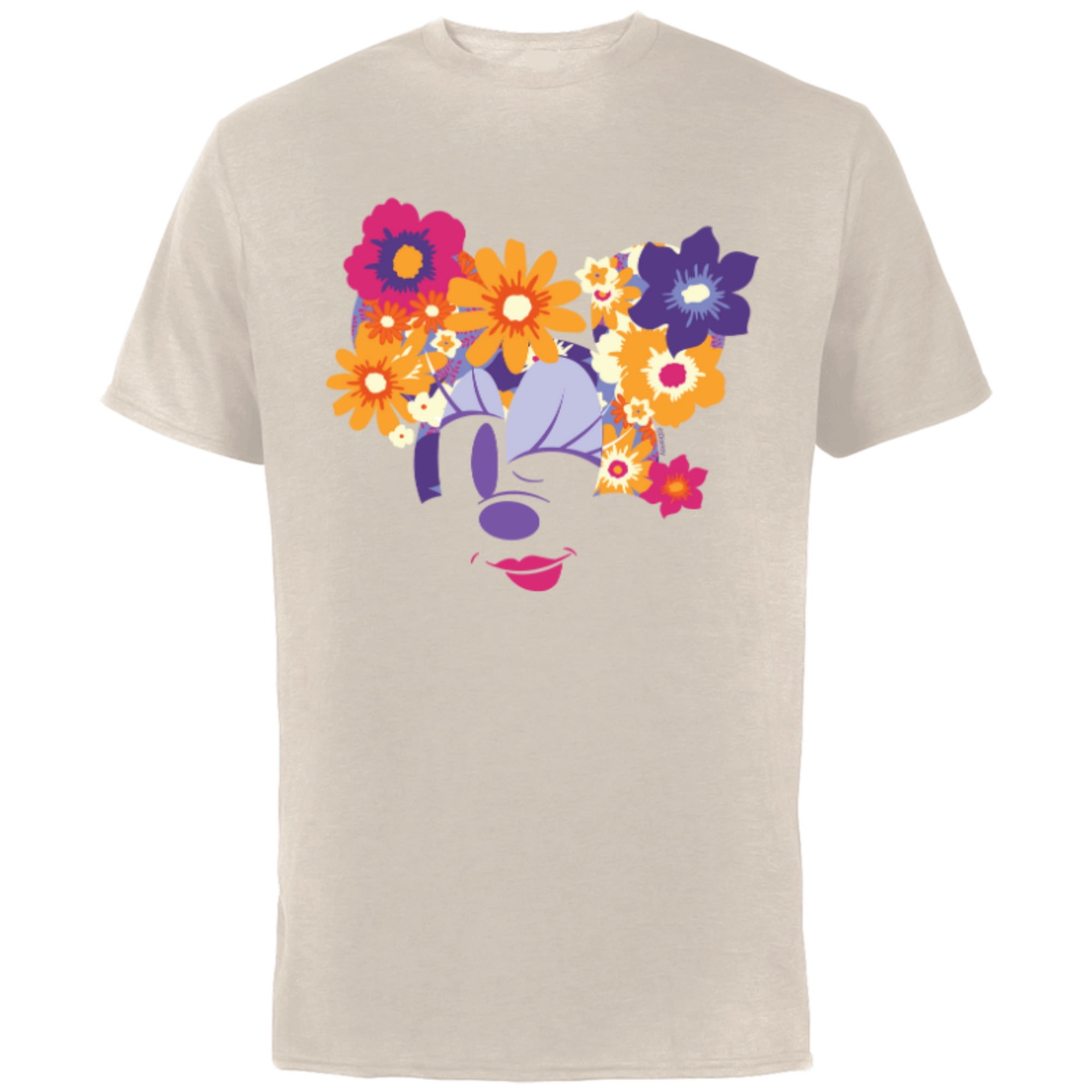 Disney Minnie Mouse Flowers Winking Garden Spring - Short Sleeve Cotton ...