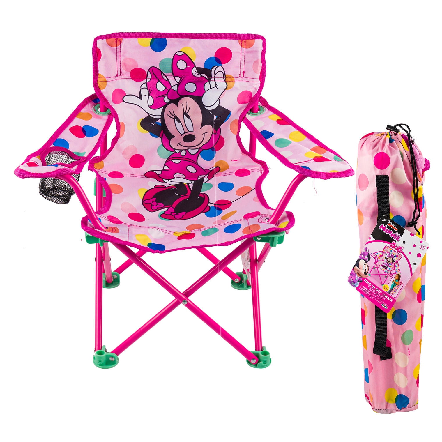Disney Minnie Mouse Fold N Go Chair - Walmart.com