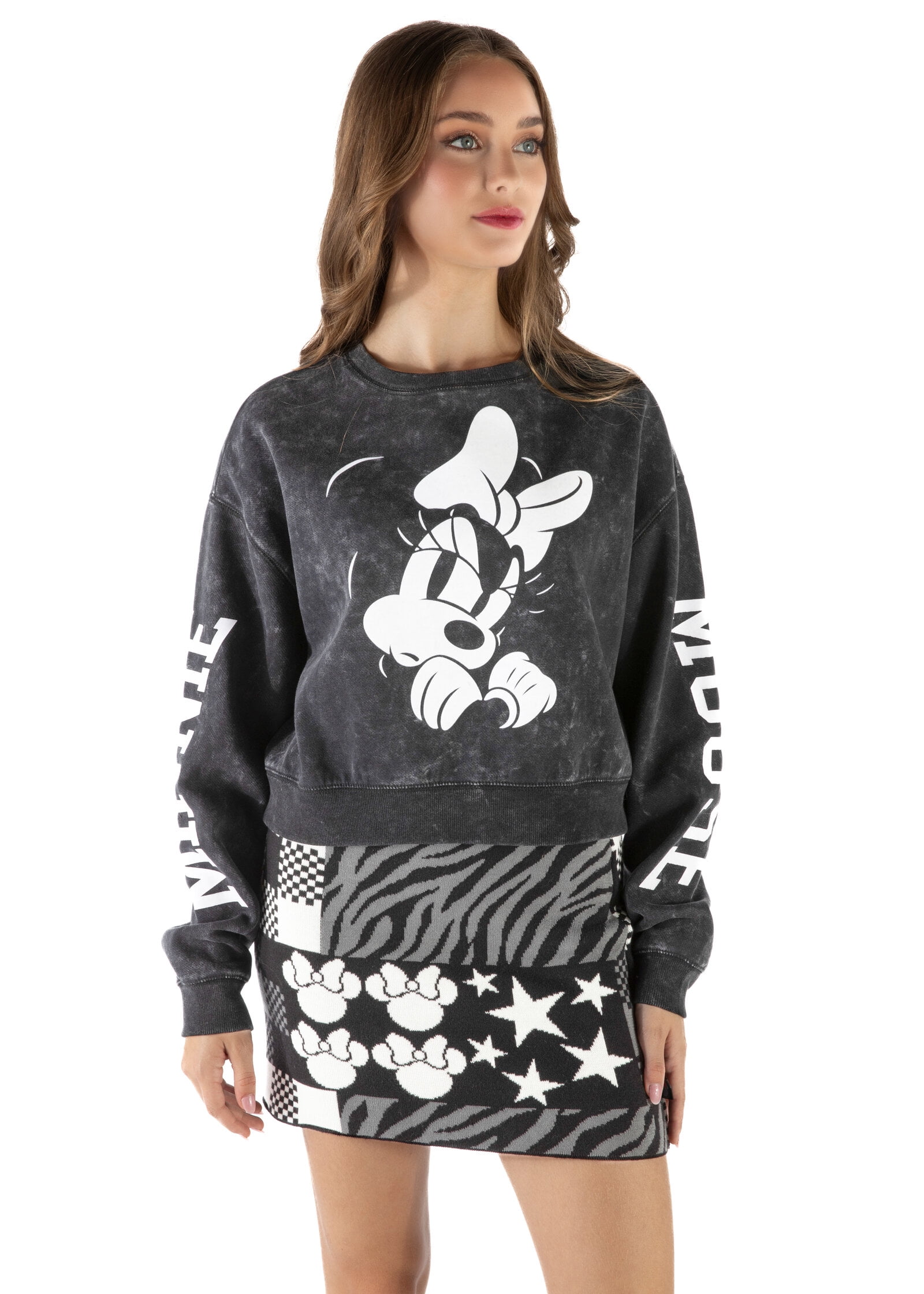 Disney Minnie Mouse French Terry Oversized Matching Family Sweatshirt ...