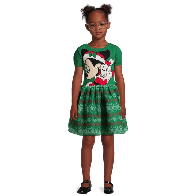 Disney Minnie Mouse Girls Cosplay Sweater Dress, Sizes 4-16 - Walmart.com