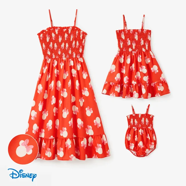 Disney Minnie Mouse Girls Dresses Sleeveless Family Matching Outfits ...