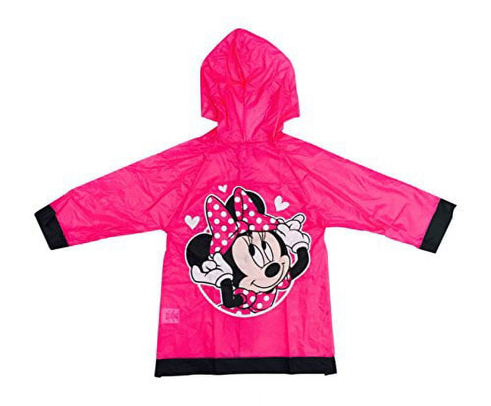 Disney Minnie Mouse Girls Rain Slicker Raincoat Pink Bows (Medium / 4-5 ...