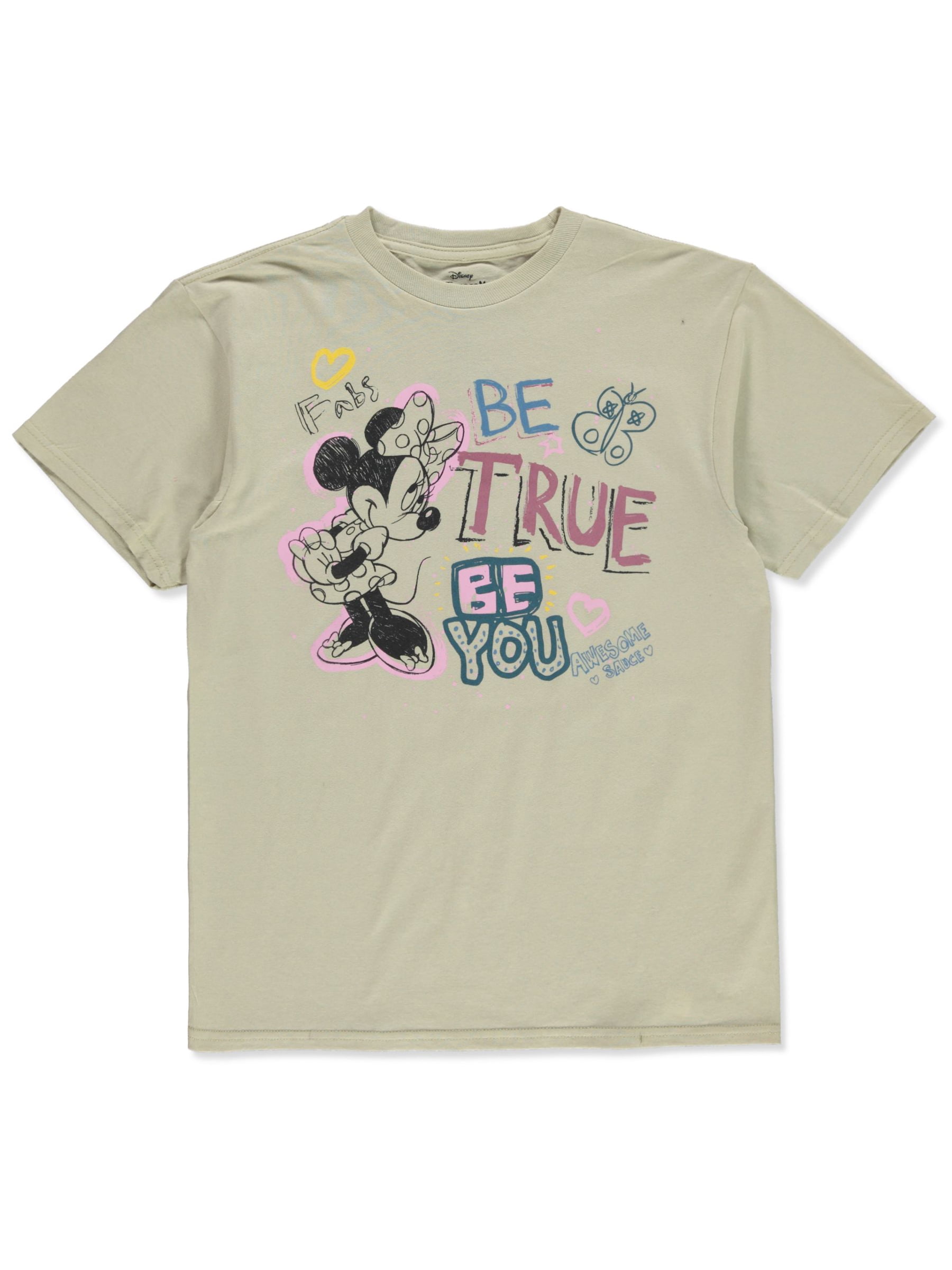 Disney Minnie Mouse Girls' T-Shirt - oatmeal, 6 - 7 (Little Girls ...
