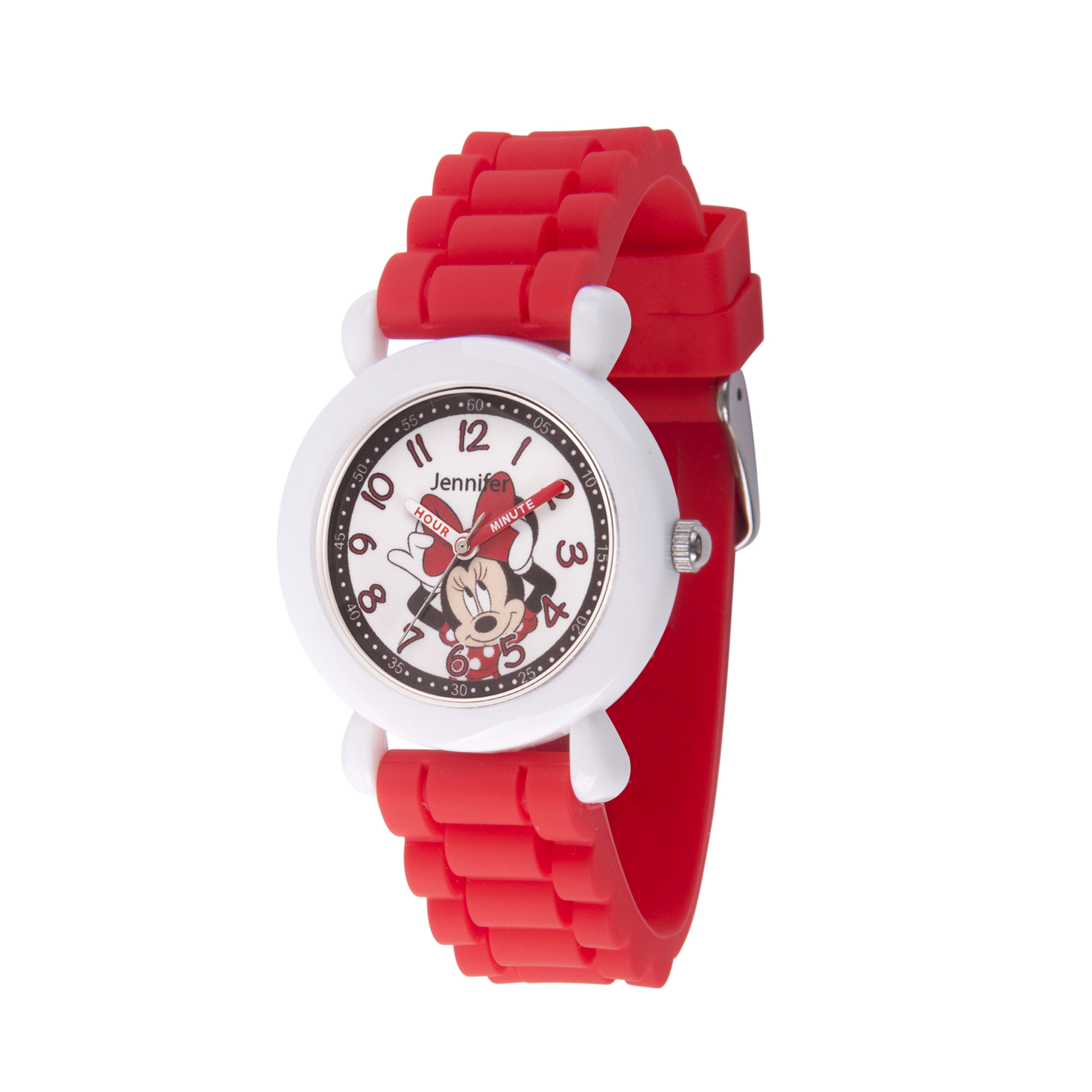 Disney Minnie Mouse Girls' White Plastic Watch, 1-Pack - Walmart.com