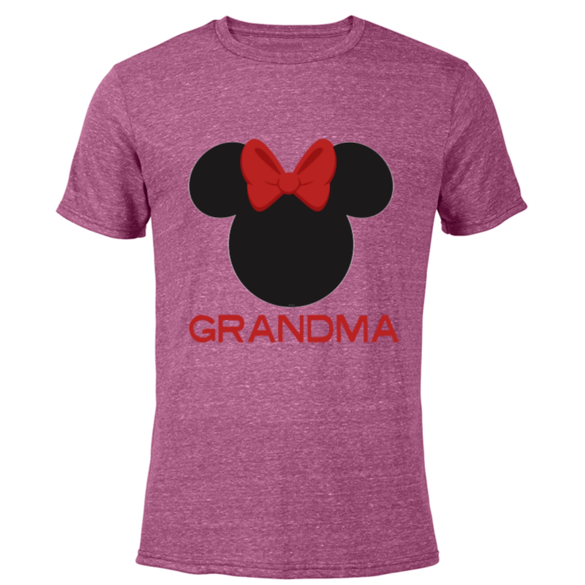 Disney Minnie Mouse Grandma Family - Short Sleeve Blended T-Shirt for ...