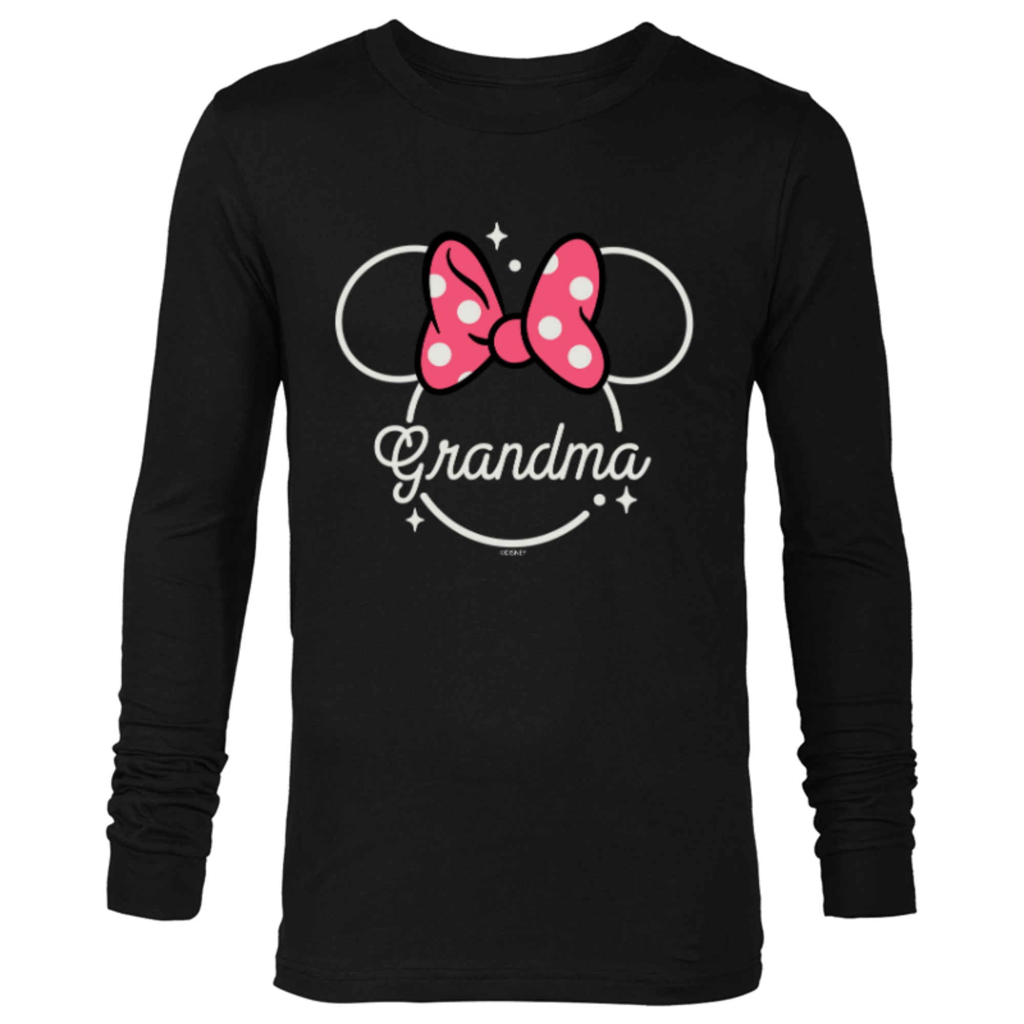 Disney Minnie Mouse Grandma Head Icon Magic Mother’s Day - Long Sleeve ...
