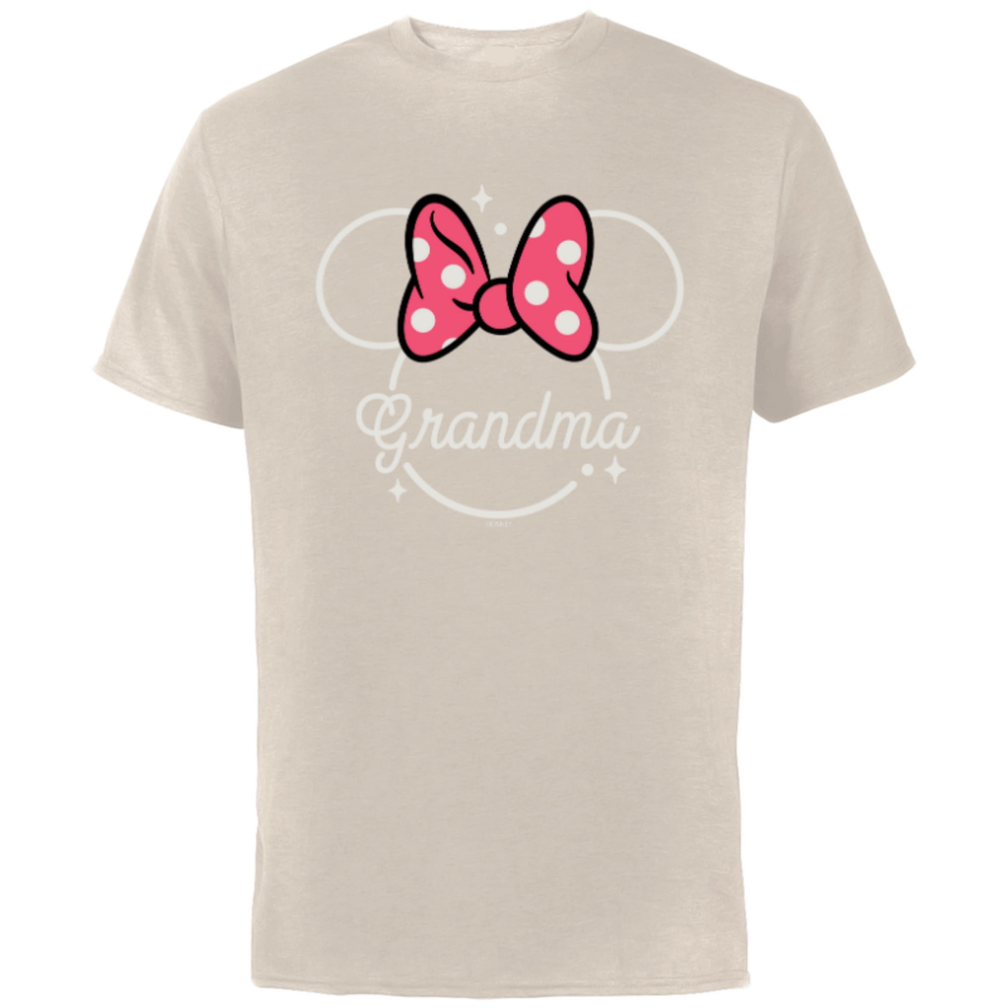 Disney Minnie Mouse Grandma Head Icon Magic Mother’s Day - Short Sleeve ...