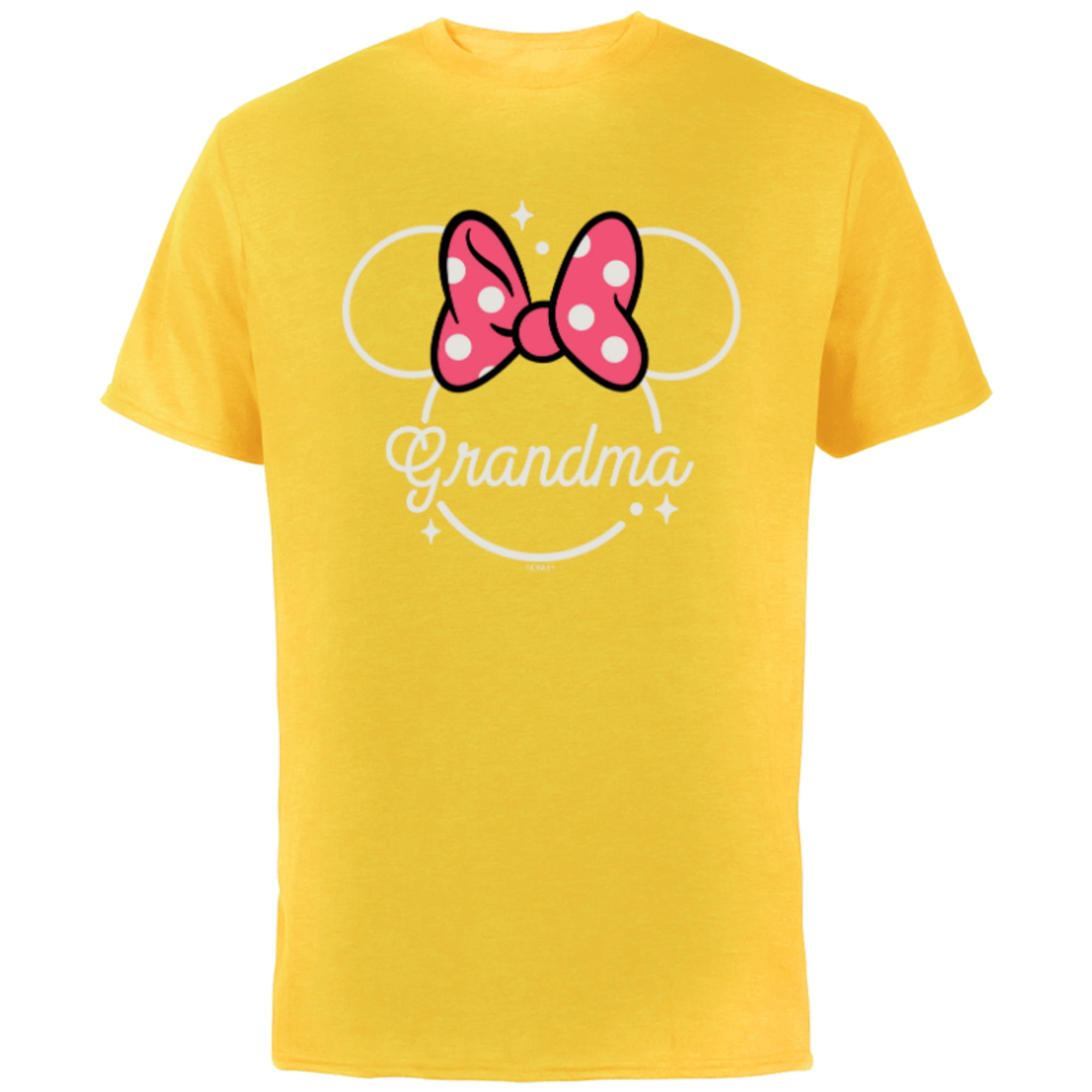 Disney Minnie Mouse Grandma Head Icon Magic Mother’s Day - Short Sleeve ...
