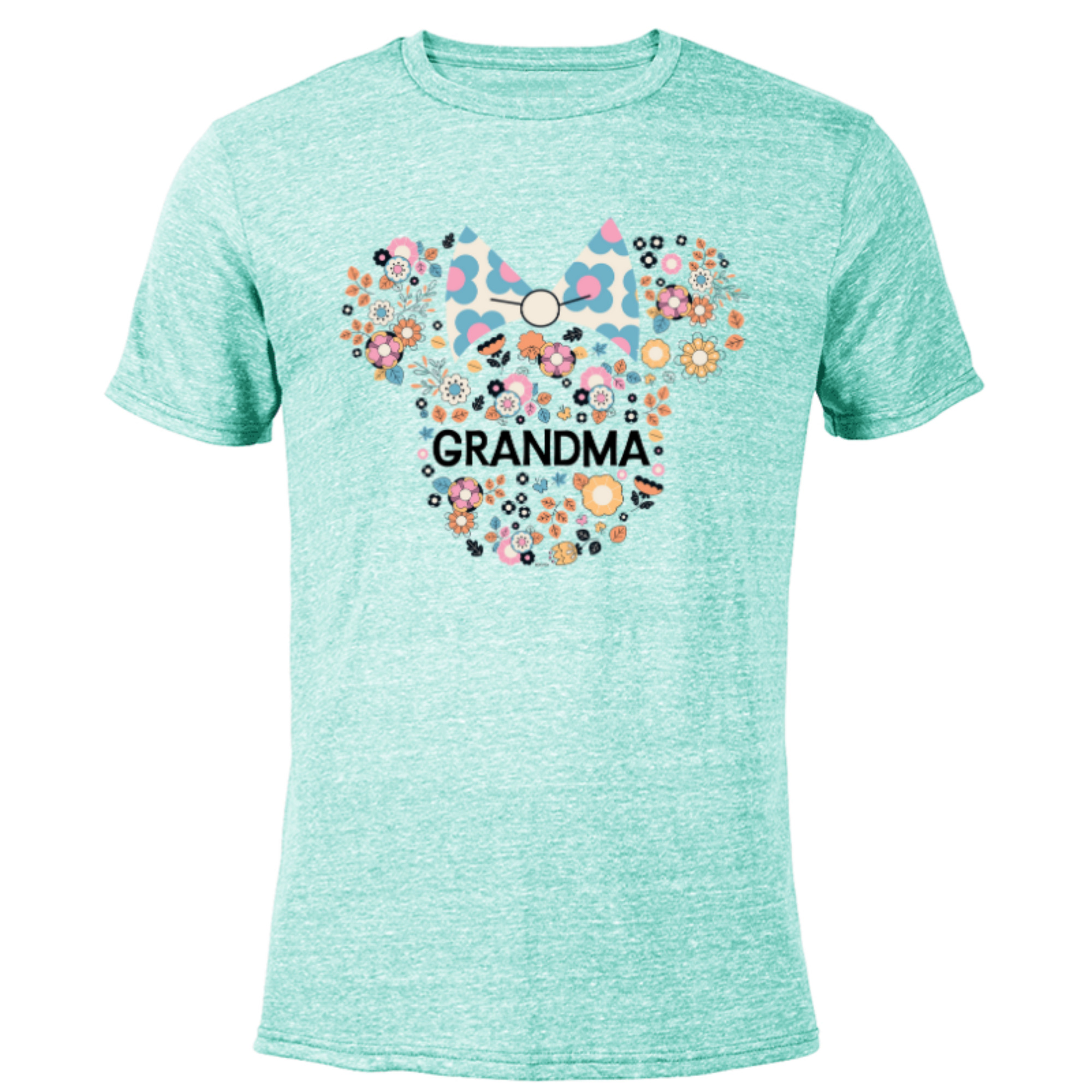 Disney Minnie Mouse Grandma Icon Flowers Mother’s Day - Short Sleeve ...