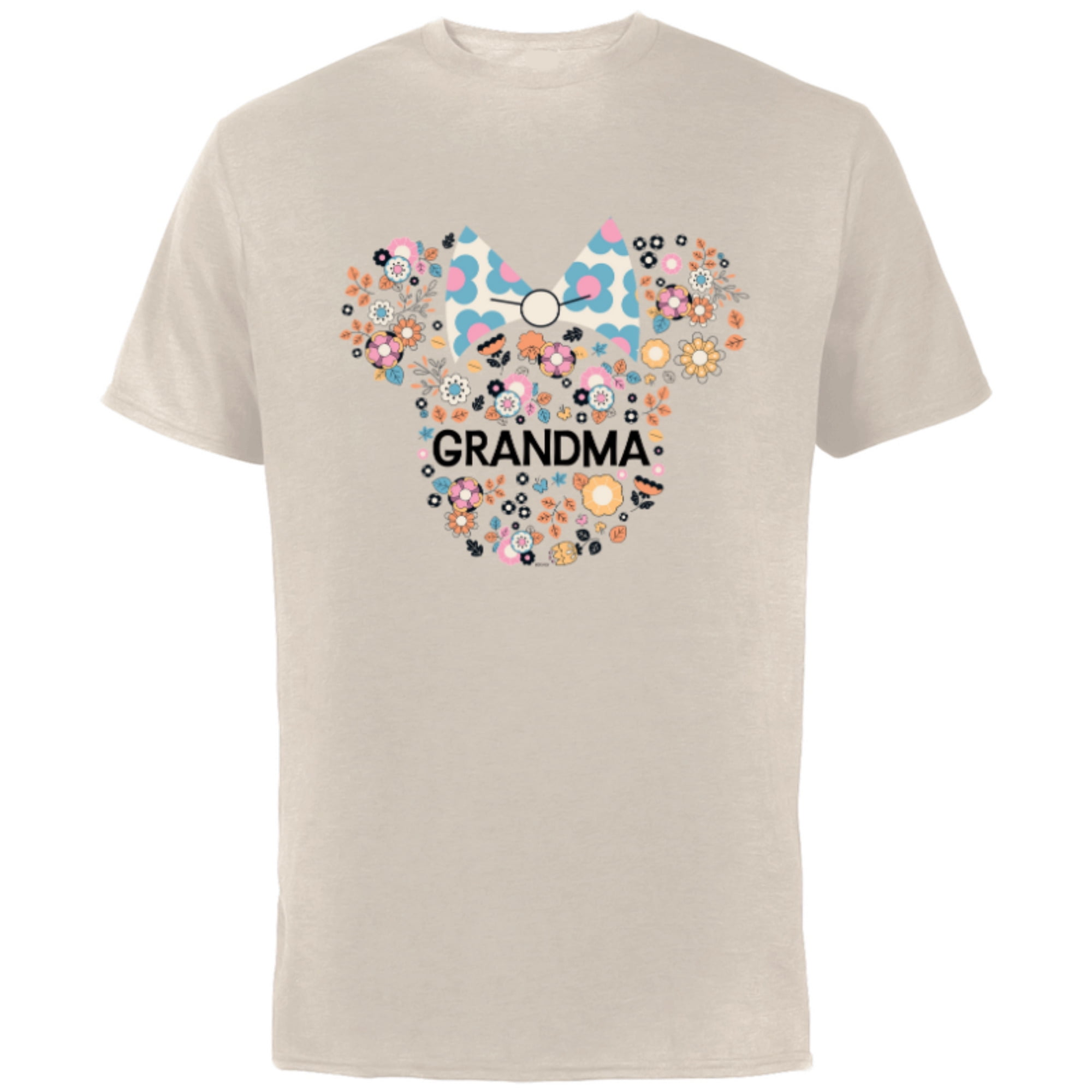 Disney Minnie Mouse Grandma Icon Flowers Mother’s Day - Short Sleeve ...