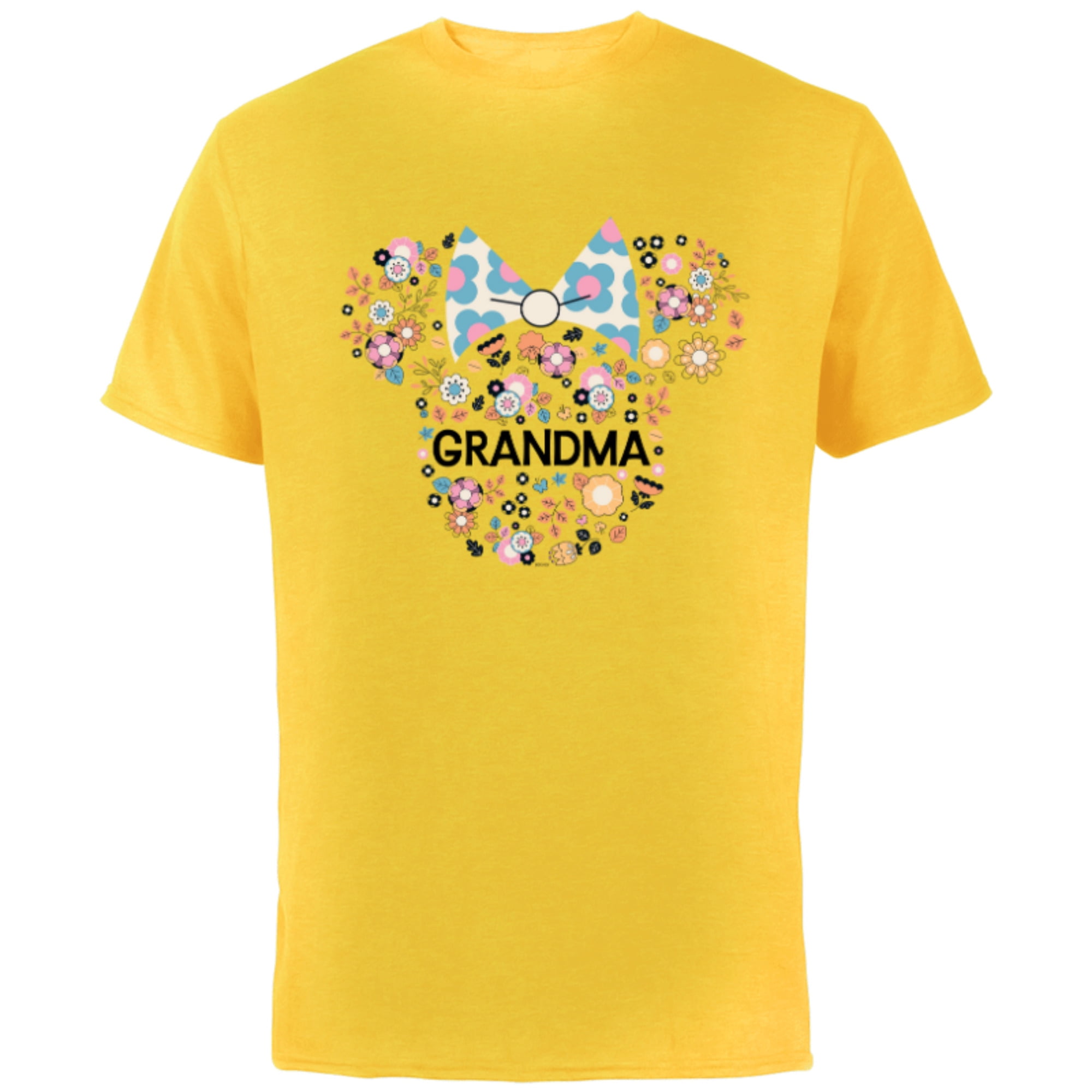 Disney Minnie Mouse Grandma Icon Flowers Mother’s Day - Short Sleeve ...