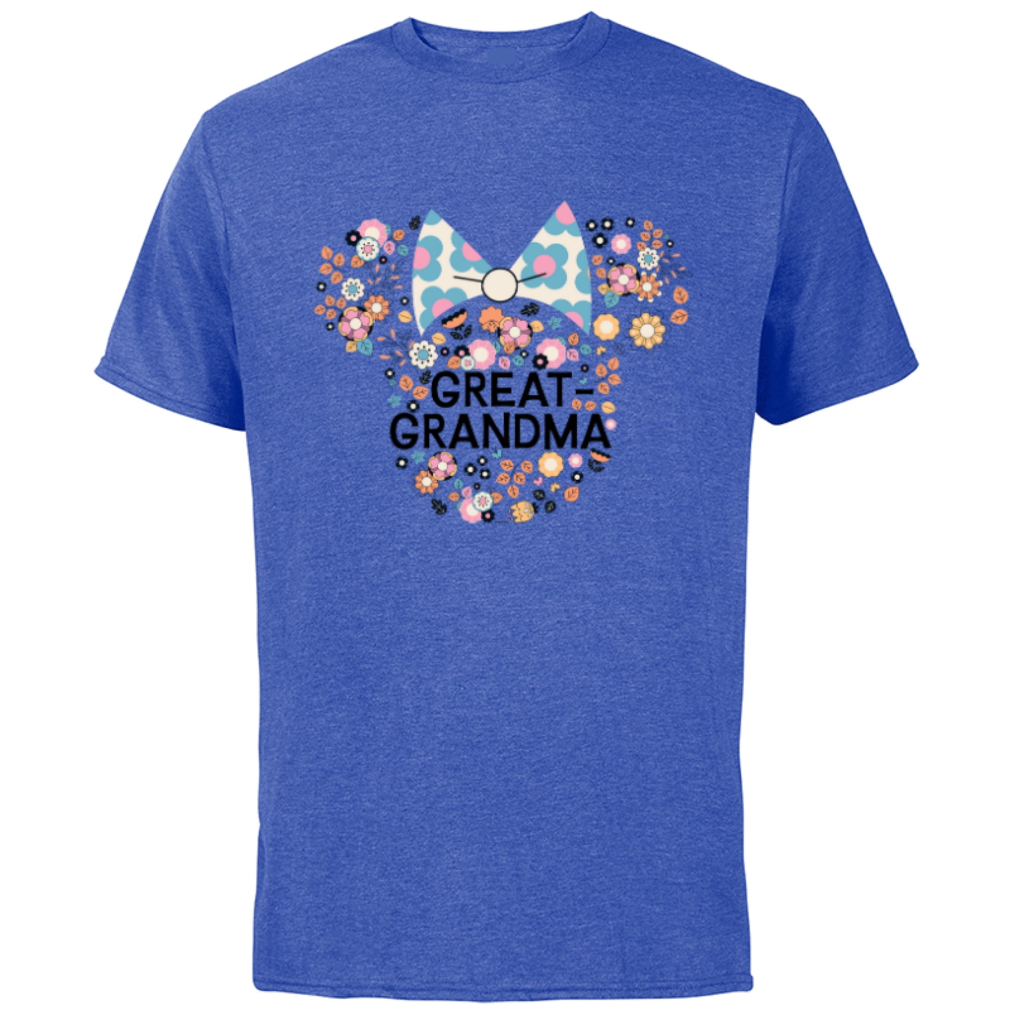 Disney Minnie Mouse Great-Grandma Icon Flowers Mother’s Day - Short ...