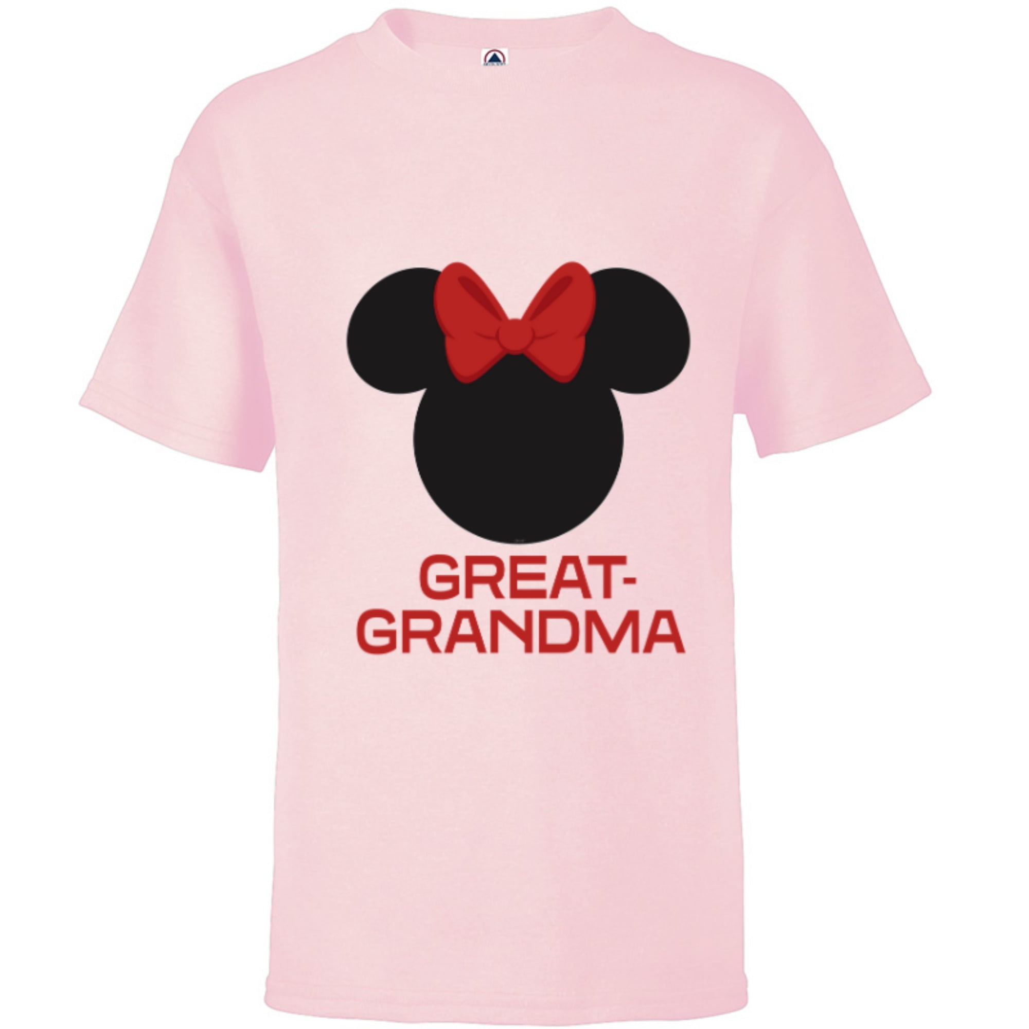 Disney Minnie Mouse Great-Grandma Red Bow Mother’s Day - Short Sleeve T ...
